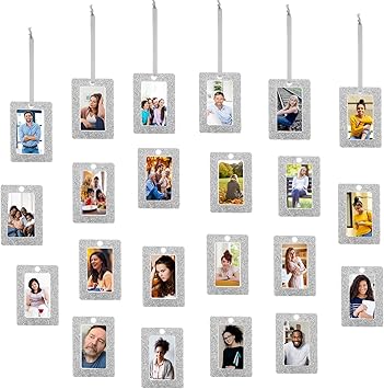 Amazon.com - Queekay 48 Pieces Paper Picture Frames 2 x 3 Inch Hanging ...