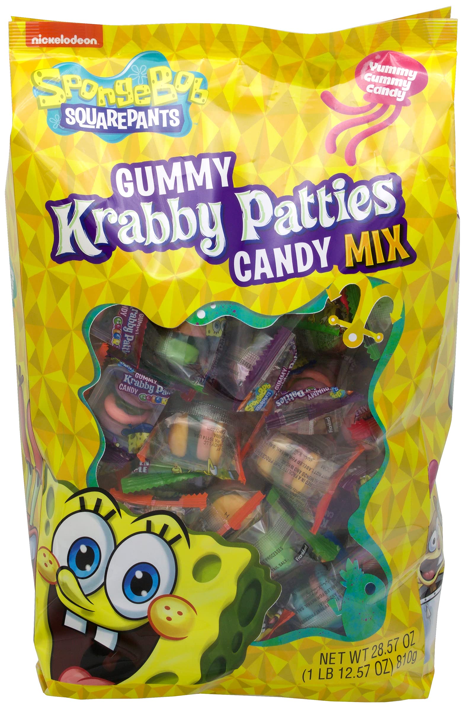 Nickelodeon Spongebob Squarepants Krabby Patty Gummy Candy - Free ...