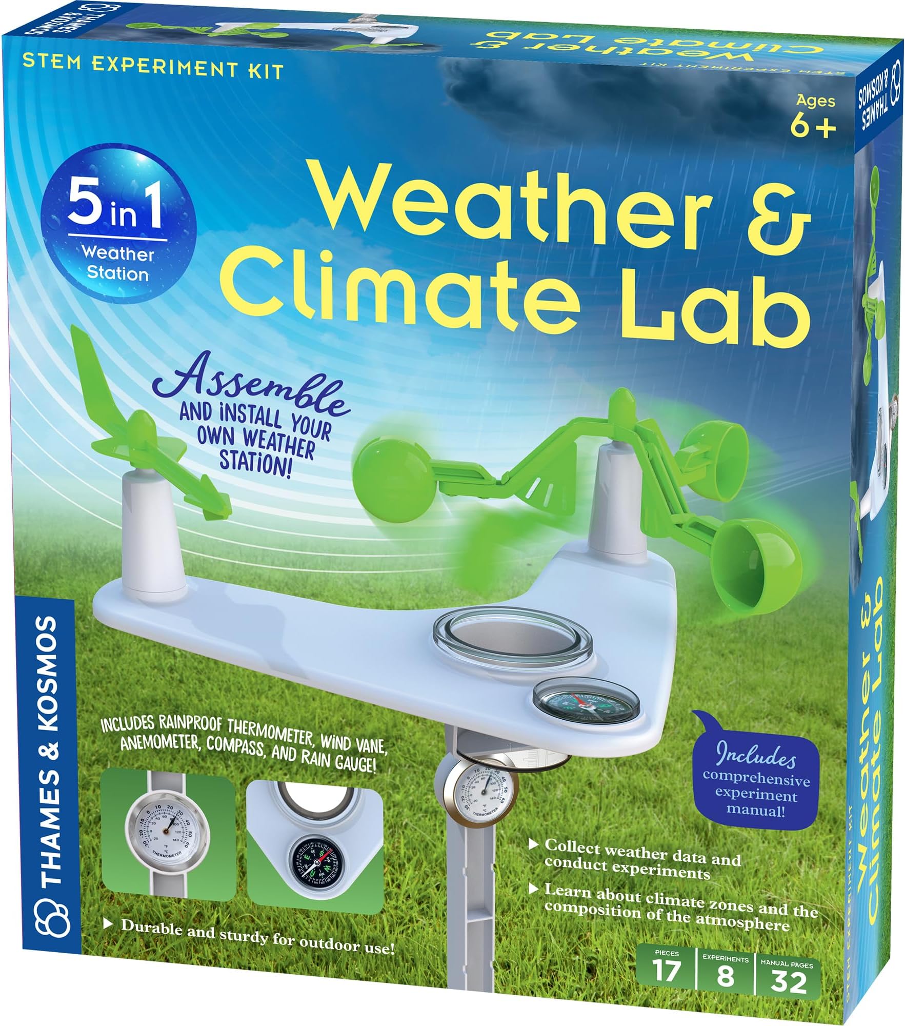 Amazon.com : Green Science - Weather Station : Weather Station With ...