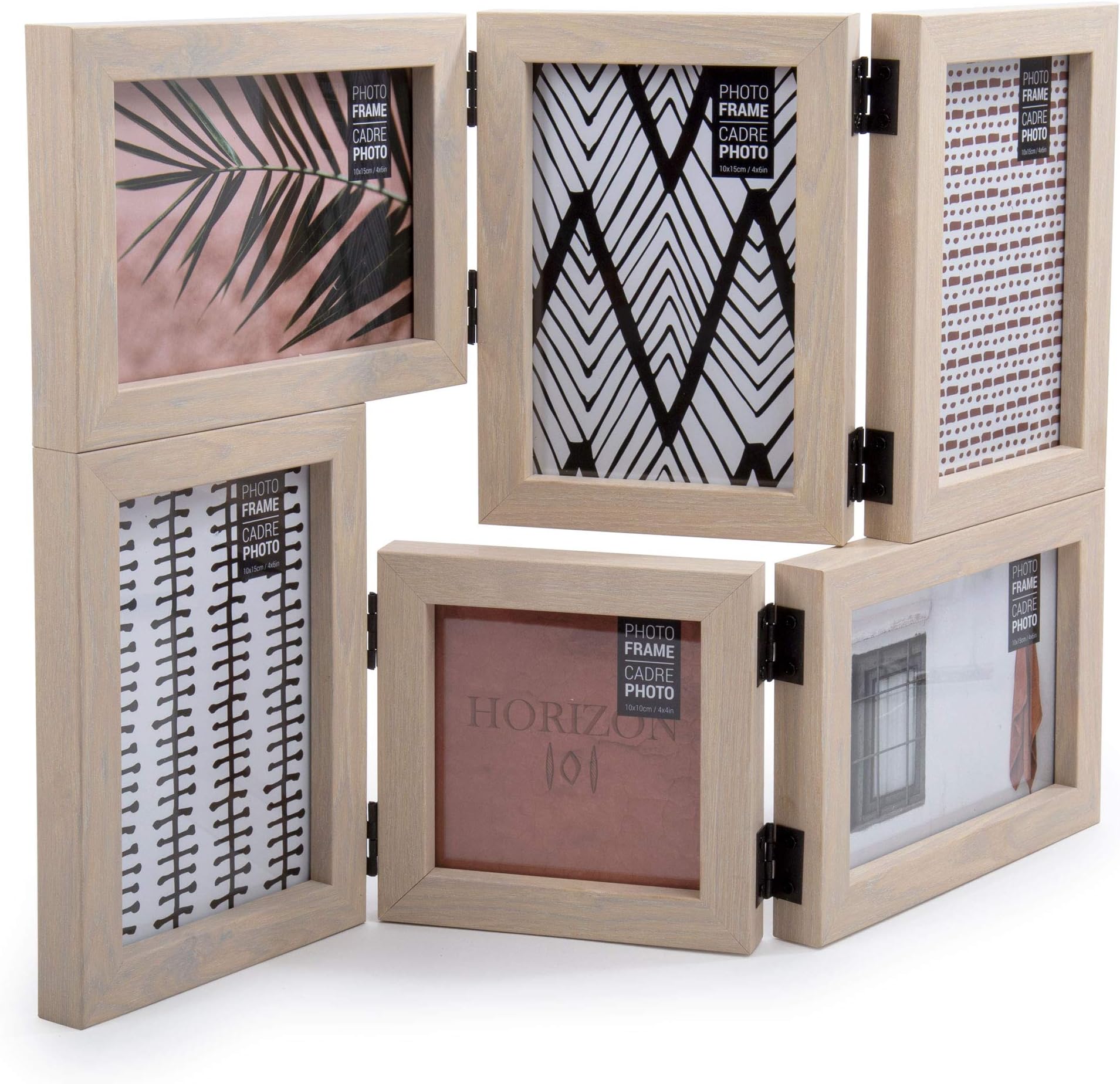 Amazon.com - Truu Design Decorative, Beige CTG, Wooden Folding Collage ...