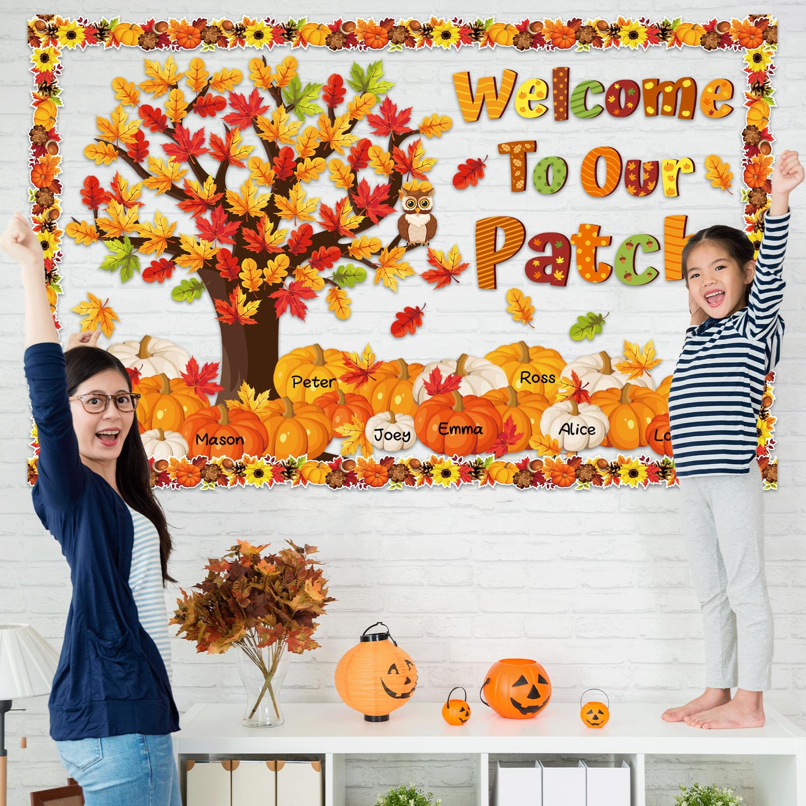 Snapklik.com : Gisgfim Fall Thanksgiving Classroom Bulletin Board ...