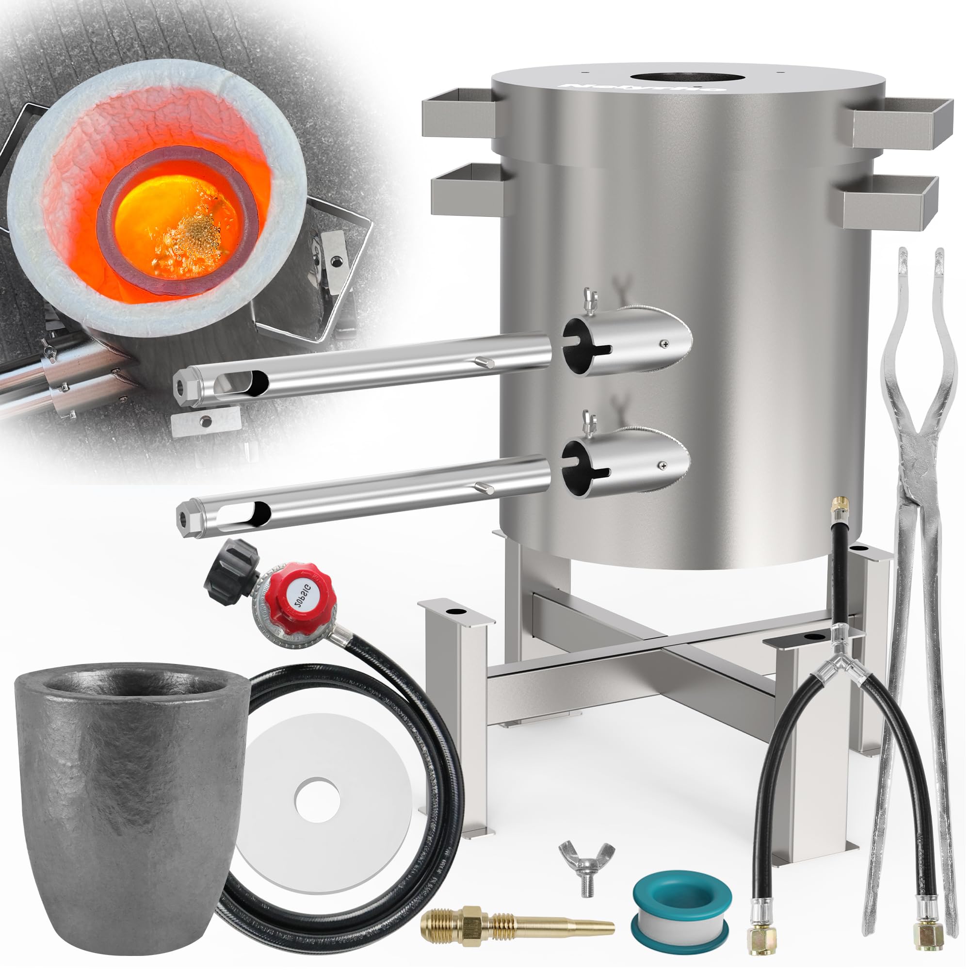 Snapklik.com : Nelyrho Propane Smelting Furnace Kit