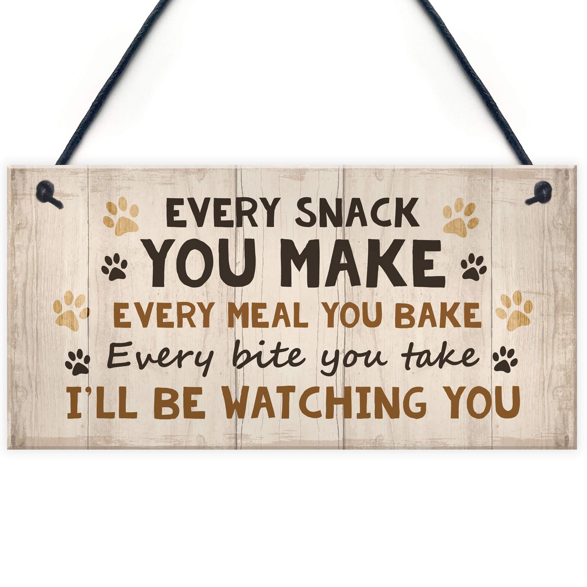 RED OCEAN Funny Pet Lover Gift Dog Sign For Home Pet Sign Dog Gift ...