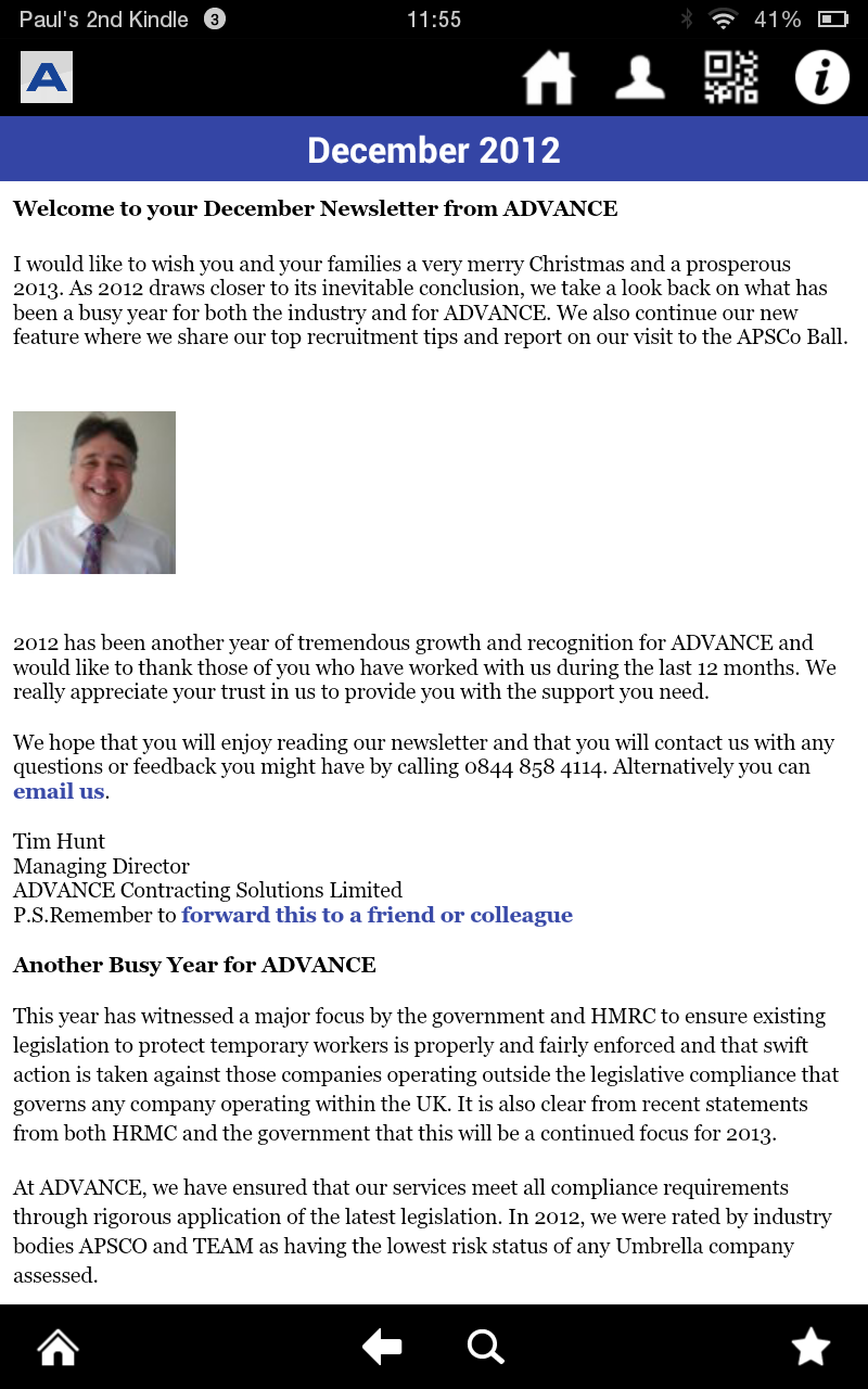 Advance Contracting Solutions - App on the Amazon Appstore