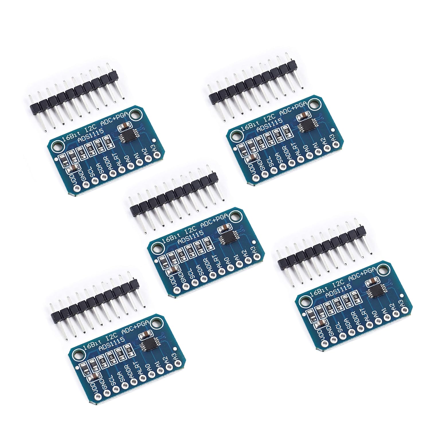 ADS1115 16 Byte 4 Channel I2C IIC Analog-to-Digital ADC Converter ...