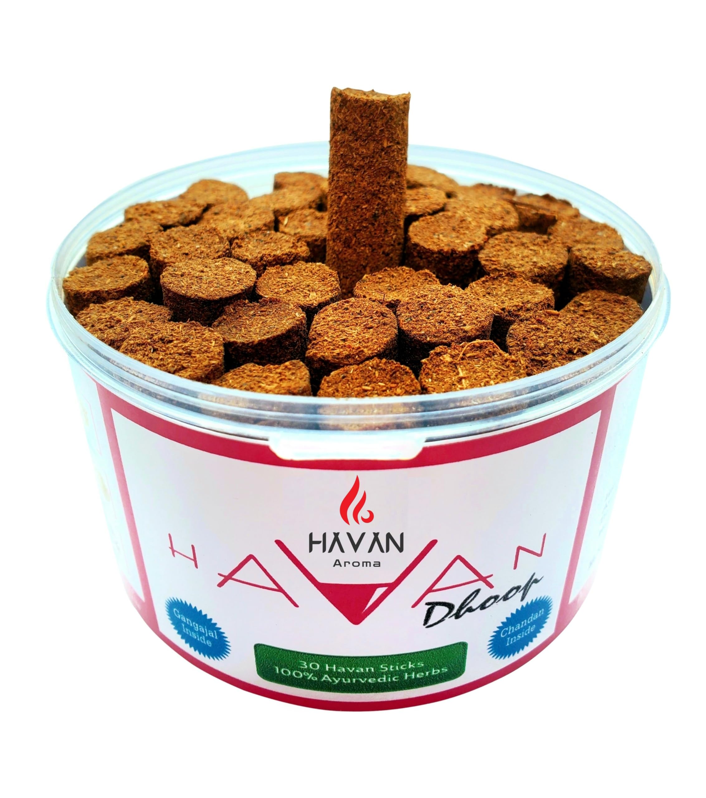 HAVAN Aroma 100% Natural Havan Dhoop Sticks for Pooja 30 Sticks | Made ...