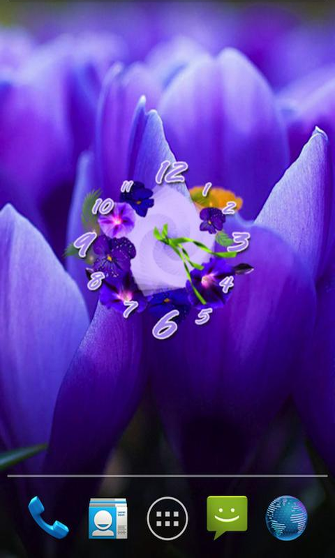 Flower Analog Clock Live Wallpaper - App on Amazon Appstore