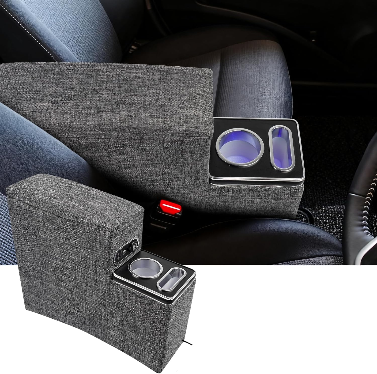 Amazon | YESHMA コンソールボックス トヨタ シエンタ 170系 前後期 専用 USBポート付き 車 アームレスト シエンタ ...