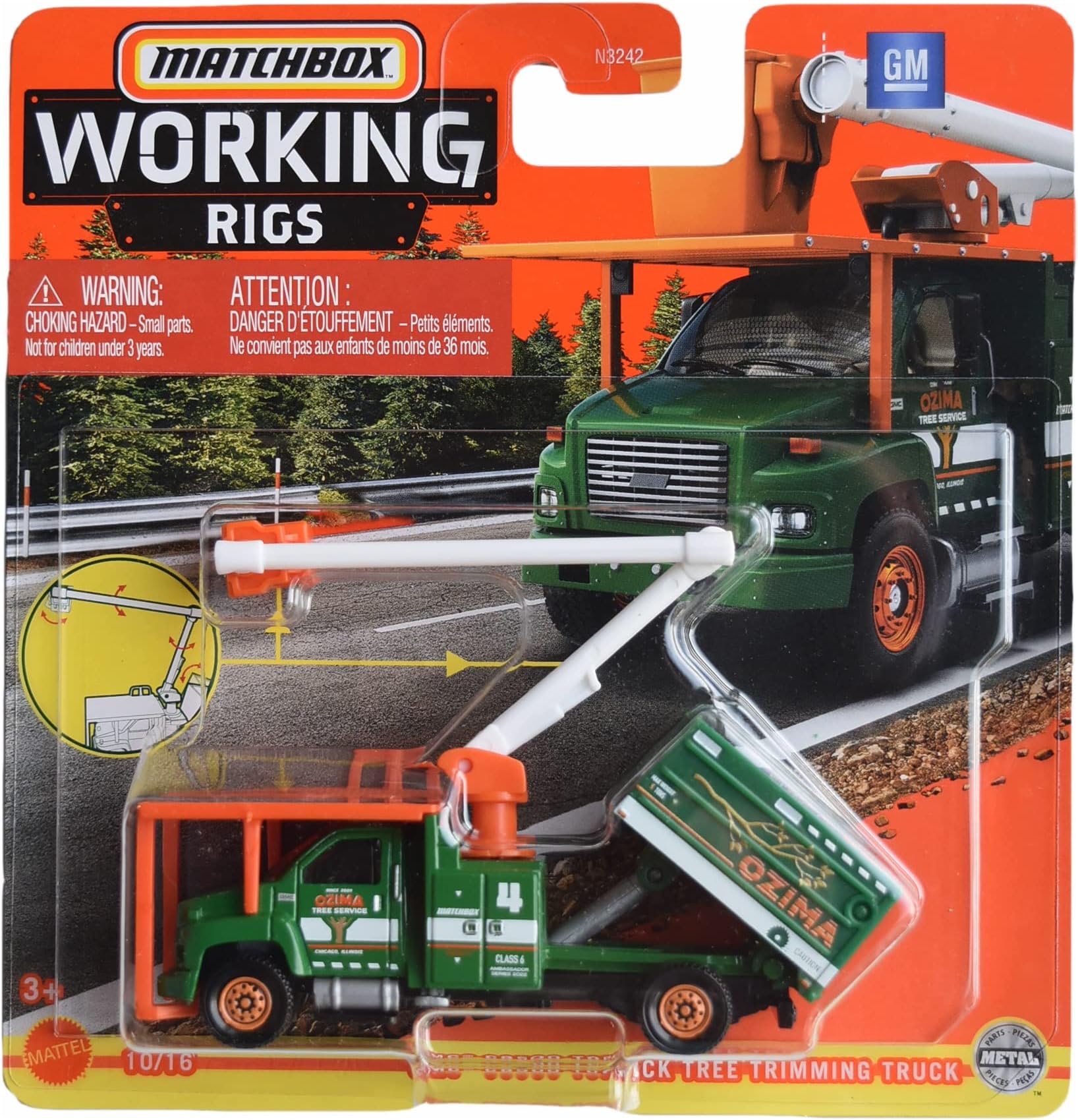 Amazon.com: Matchbox Freightliner M2 106 Satellite, Working Rigs 8/16 ...
