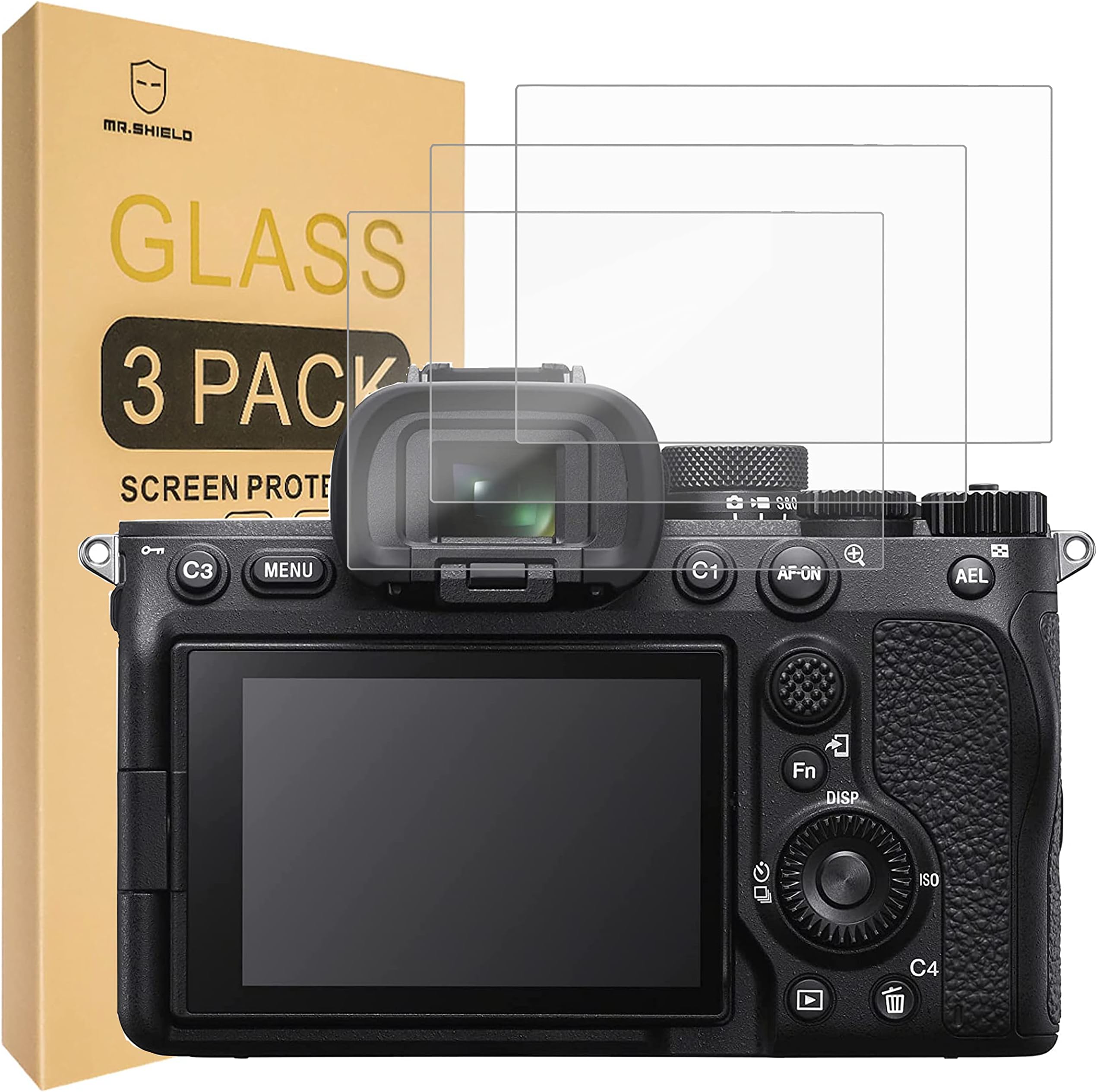 Amazon.com: Mr.Shield [3-Pack] Screen protector for Sony Alpha a7RIII ...