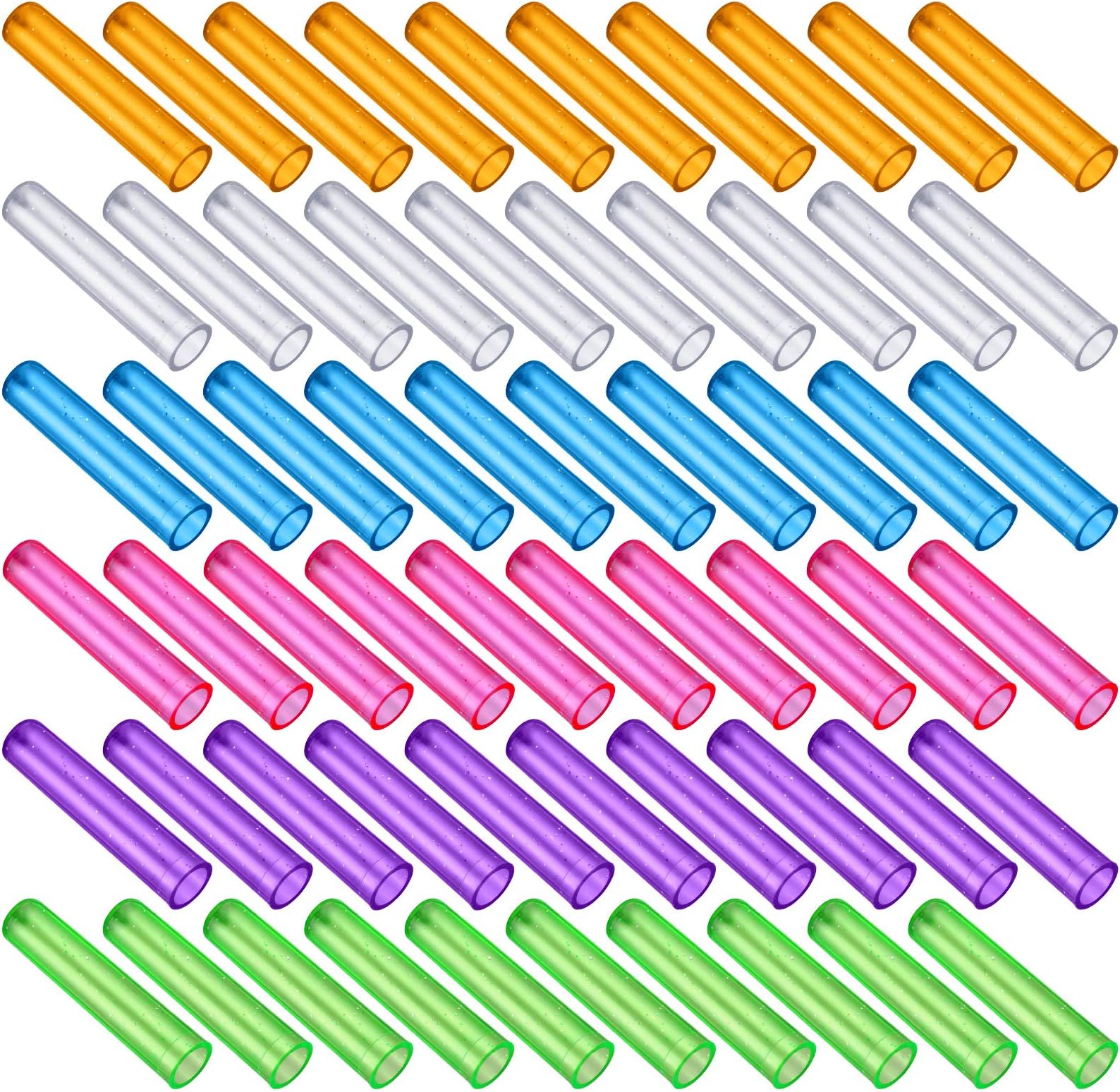 Amazon.com : 60 Pieces Pencil Caps, Plastic Pencil Tip Protector Cover ...