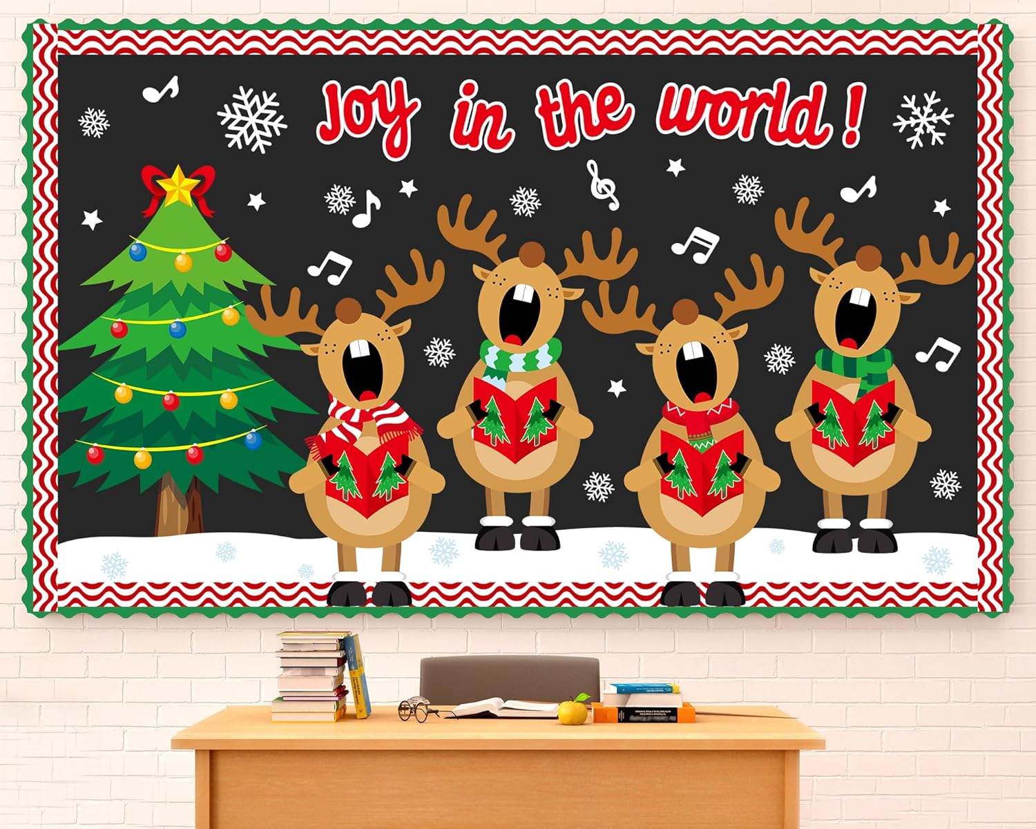 Amazon.com: Christmas Bulletin Board Set Summer Christmas Classroom ...