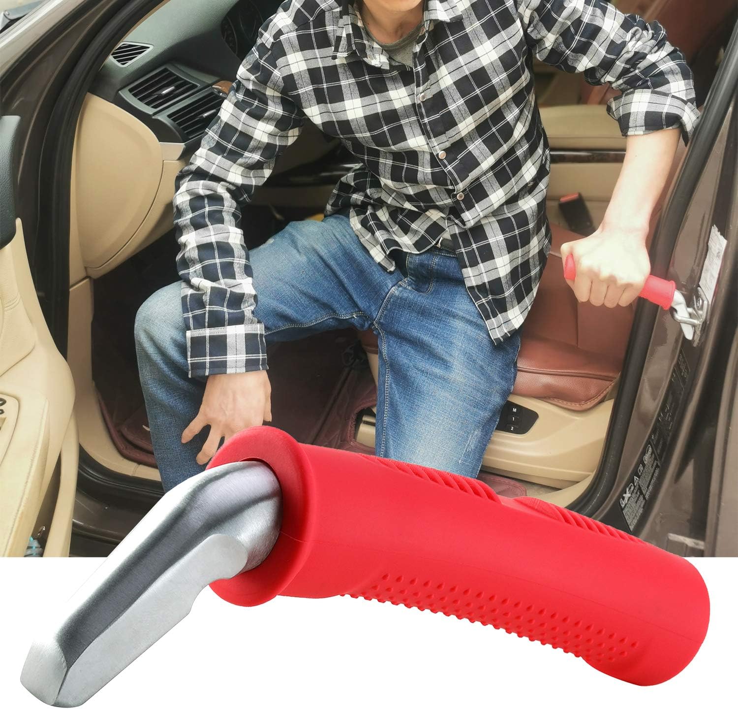 Amazon.com: ZipSeven Car Handle 2 Piece Portable Automotive Handle ...