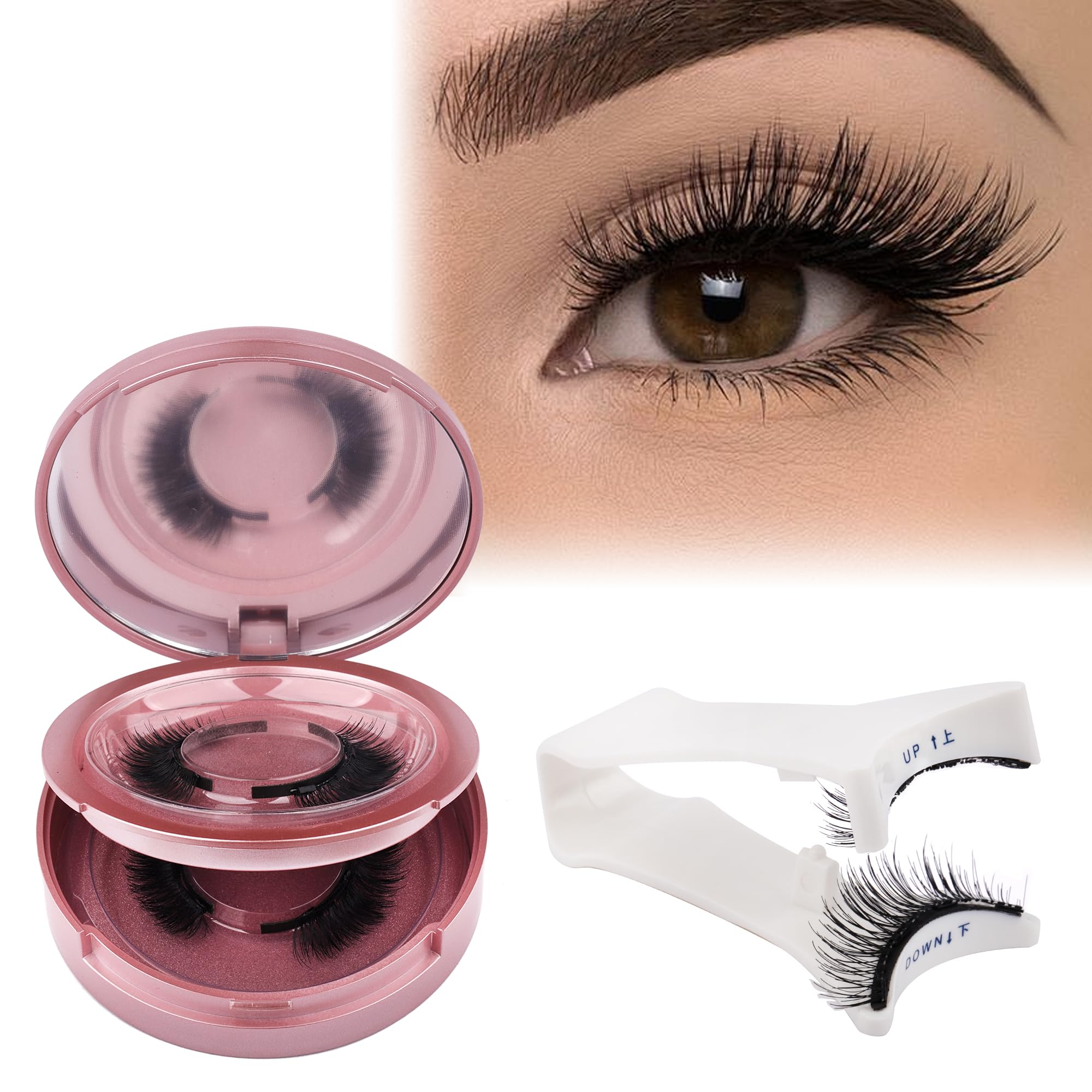 Amazon.com: GEMERRY Magnetic Eyelashes Natural Look Soft Magnetic ...