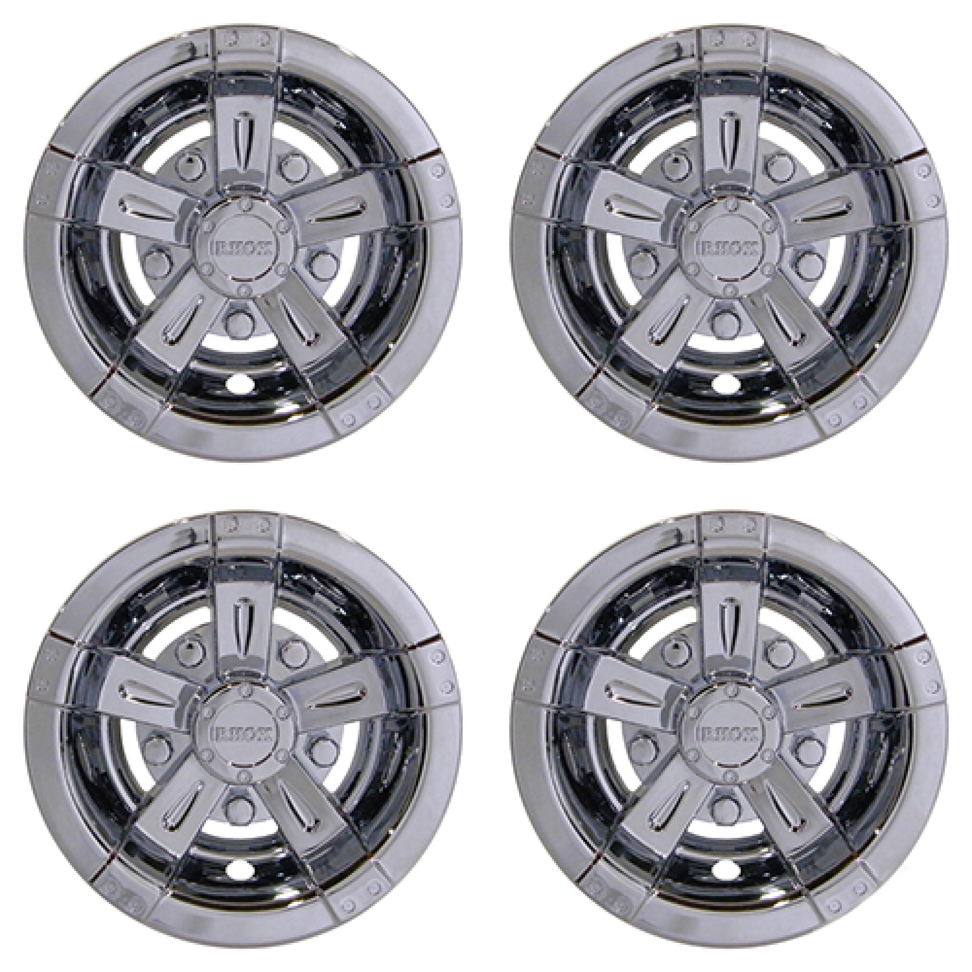 Amazon.com: Red Hawk CAP-0049-4 Wheel Cover Set 10" Vegas Chrome ...