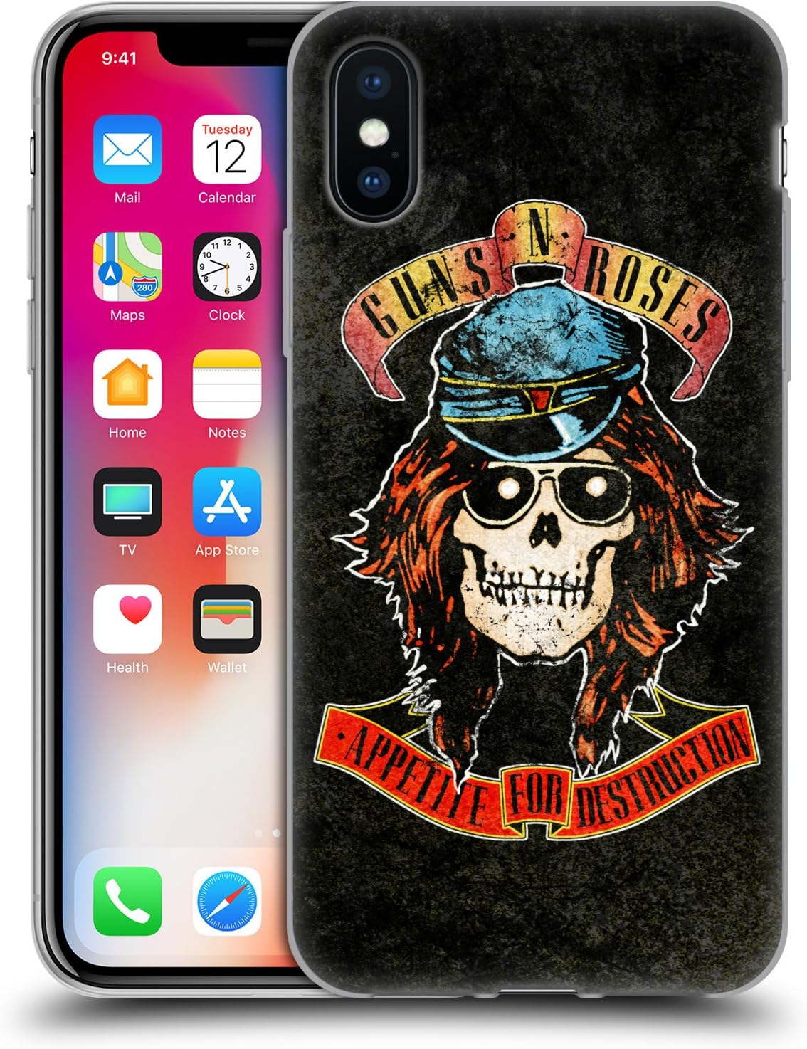 Head Case Designs Officially Licensed Guns N' Roses Rose Vintage Gel ...