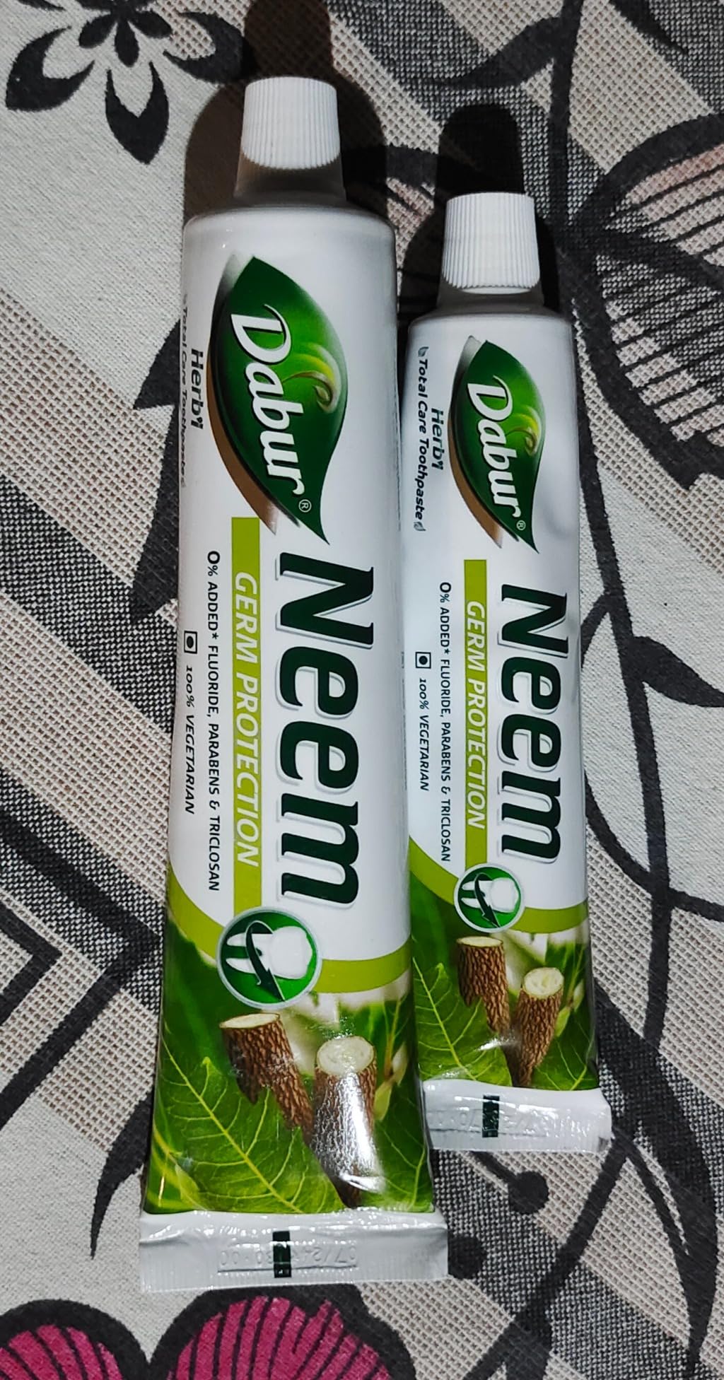 Buy Dabur Herb'l Neem 300g (200g + 100g) - Germ Protection Toothpaste ...