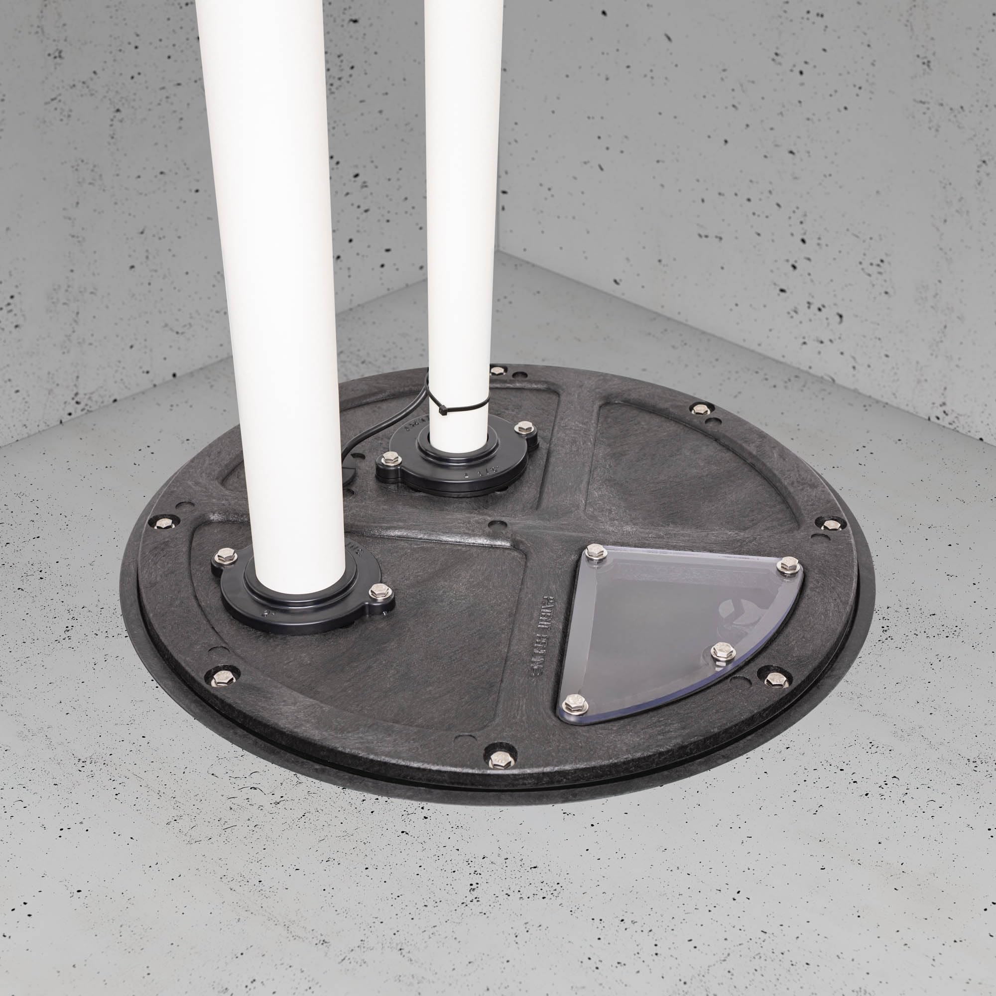 Basement Sump System Cover Jackel 20.5" OD Sump Basin Cover - HDPE ...