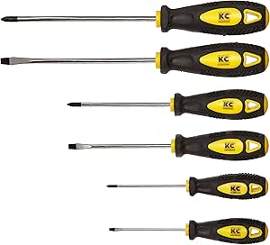 KC Professional 99013 Screwdriver Set & Rack, 6 Piece - Hand ...