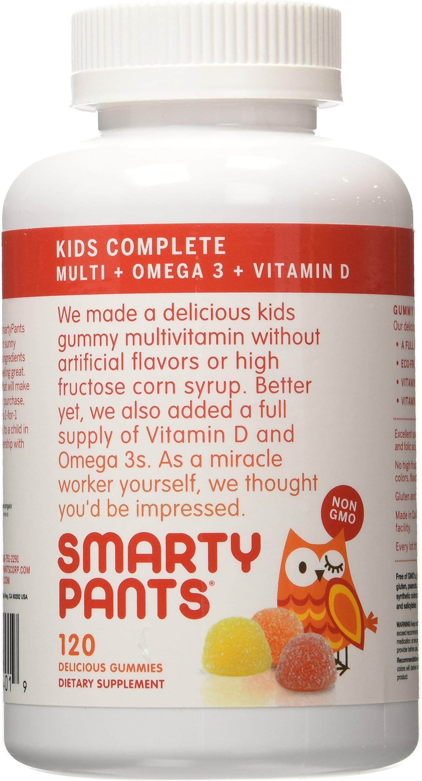 Amazon.com: SmartyPants Multivitamin - Kids Complete and Fiber Gummy ...