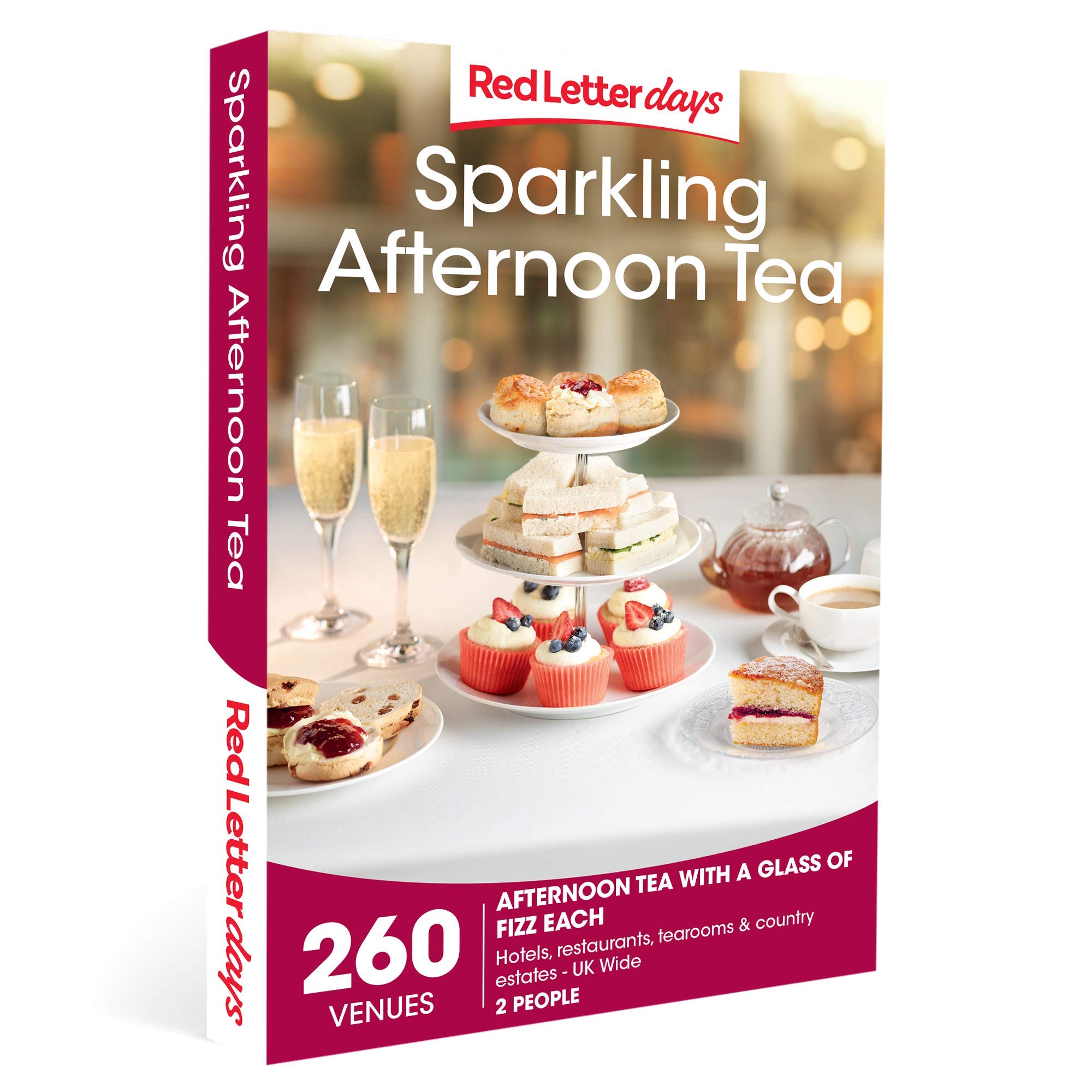 Red Letter Days Sparkling Afternoon Tea Experience Gift Box for 2 – 260 ...
