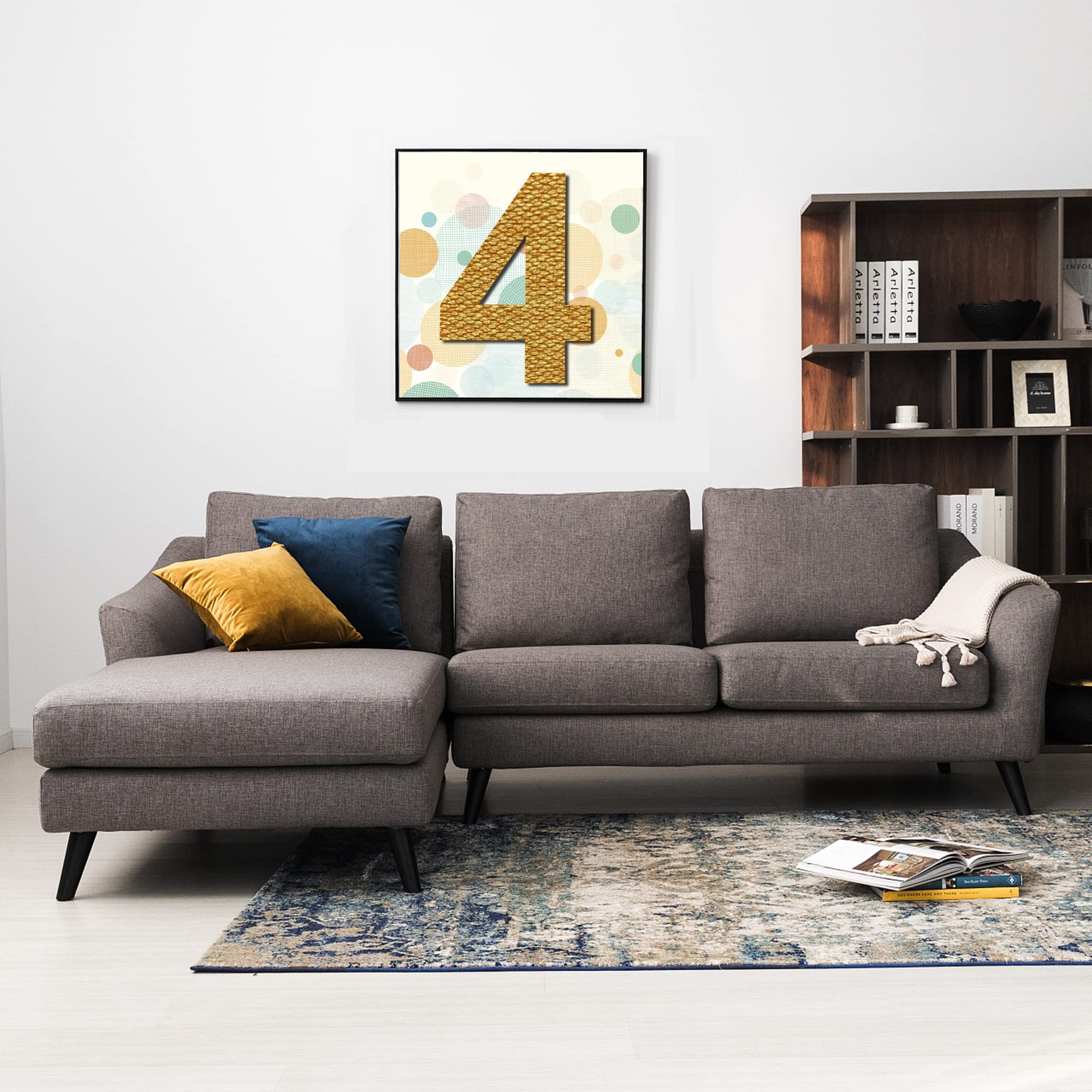 Snapklik.com : 12 Inch Wooden Number 2, 1/4 Inch Thick Large Unfinished ...