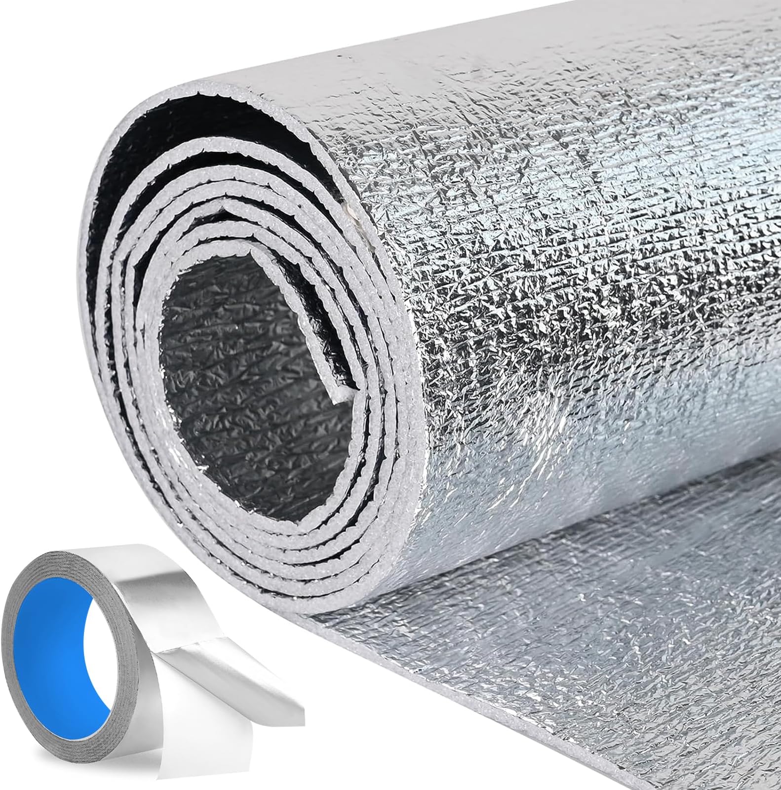 HADOR Reflective Insulation Foam Roll 24 in X 10 Ft, Window Insulation ...