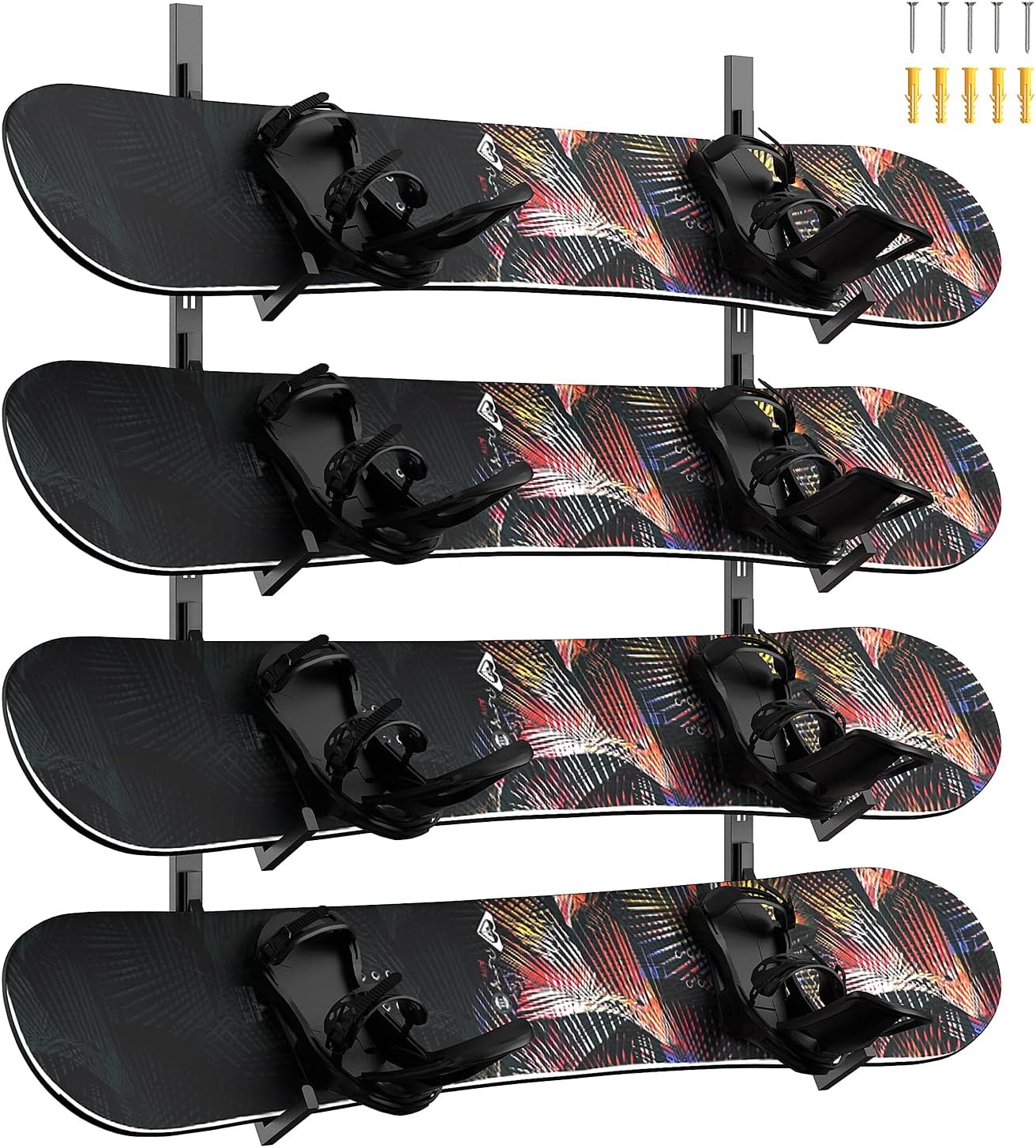 Amazon.com: YYST Snowboard Storage Rack Wall Mount Wall Holder ...