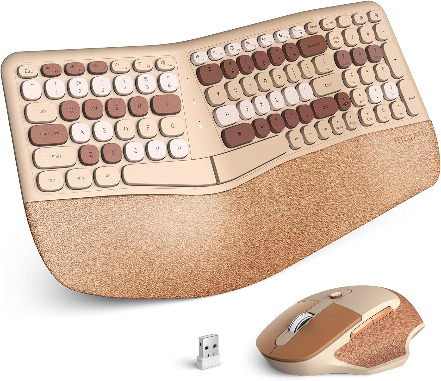 Mofii Ergonomic Keyboard And Mouse 2 4g Usb Wireless Comfortable Natural Typing