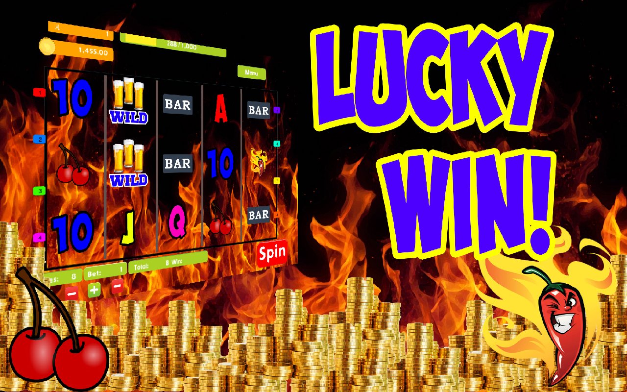 Aplicación Hot Hot Chilli Red Lucky Progressive Jackpot Penny Lucky ...
