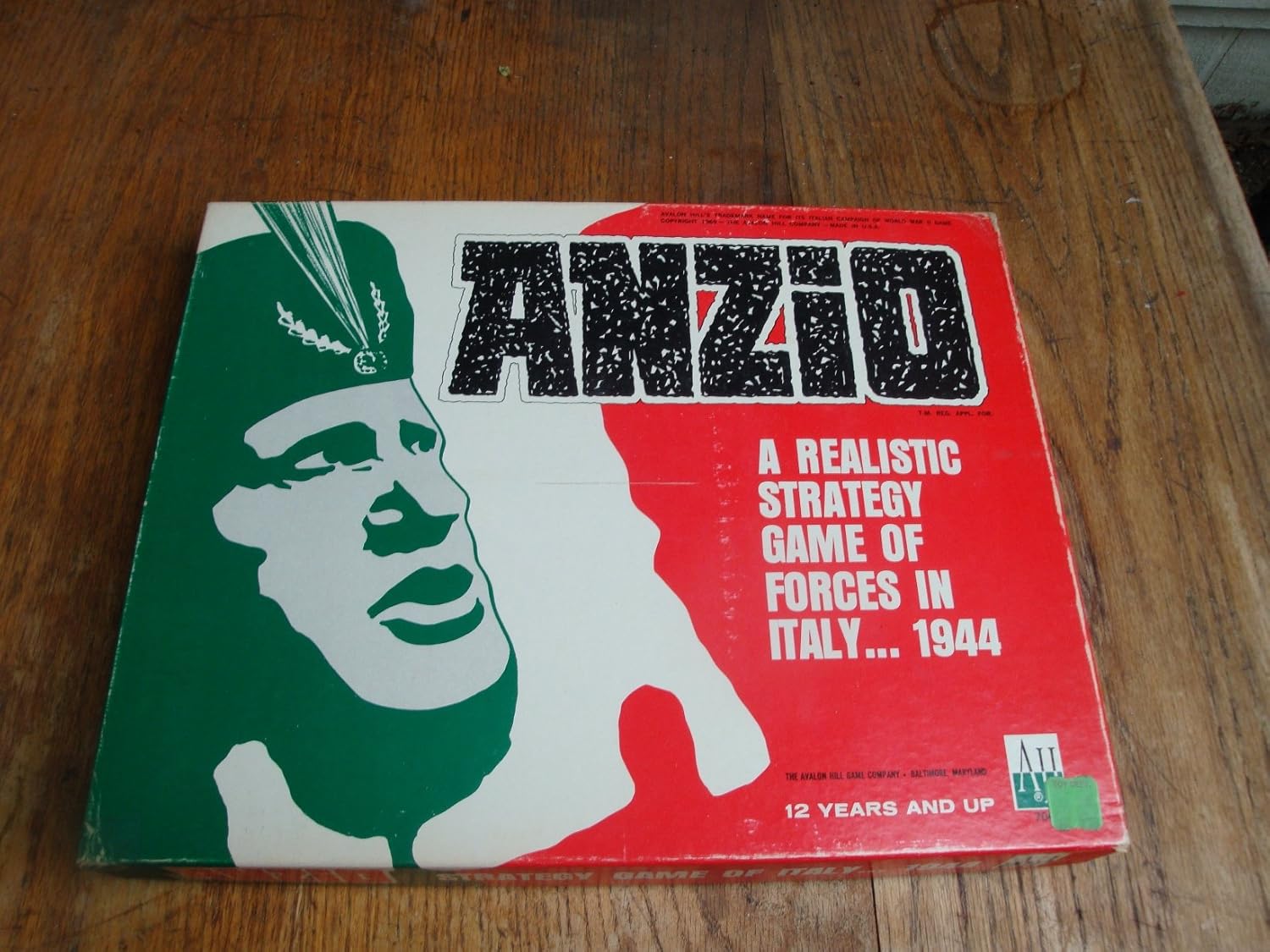 Anzio: A Realistic Game of Strategy in Italy... 1944: AH, Dave Williams ...