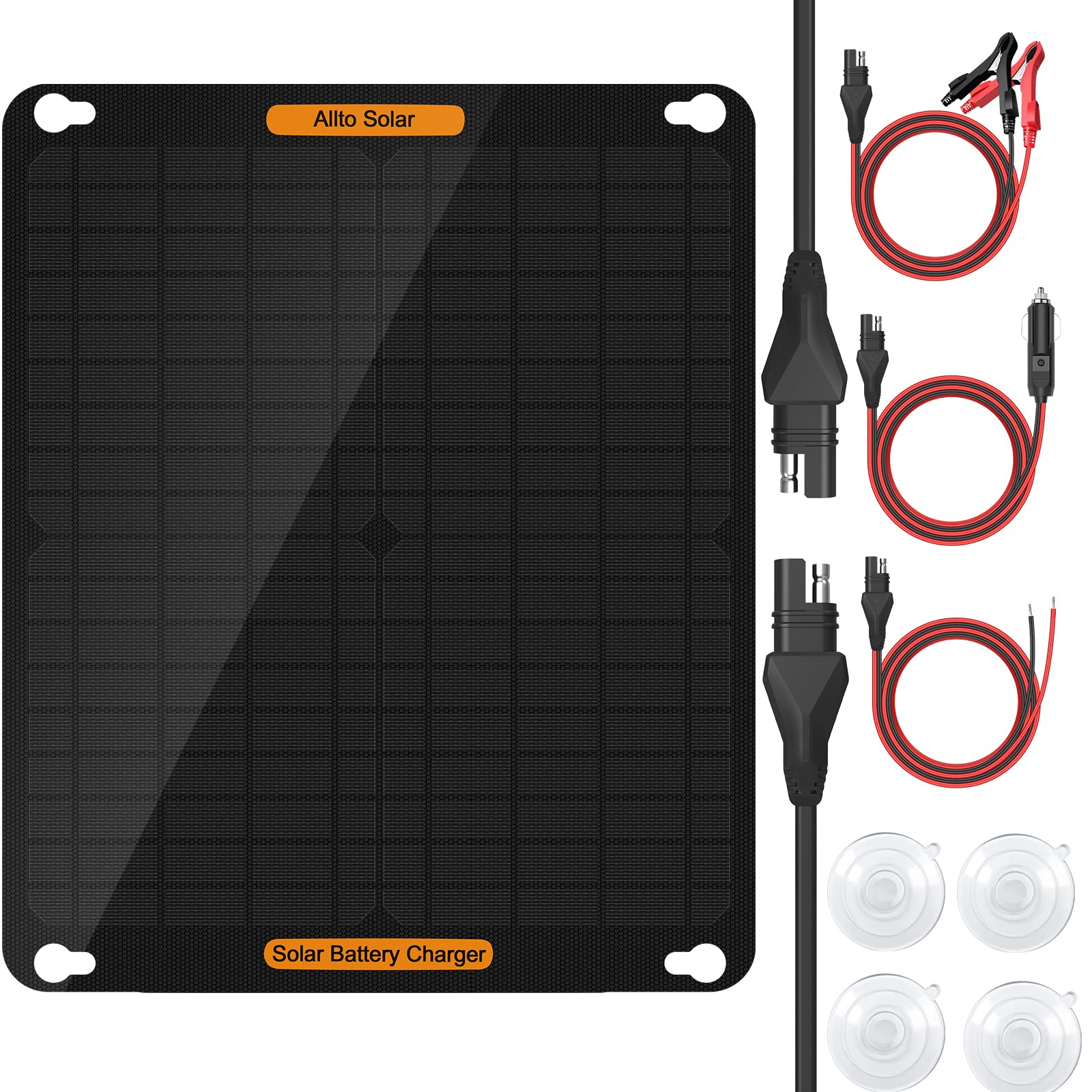 Buy 20W 12V Solar Trickle Charger & Maintainer, 20 Watt 12 Volt Solar ...