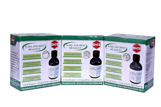 KARL FISCHER REAGENT - (2 * 250 ml) - FACTOR 2.00 MG OF WATER/ML OF ...