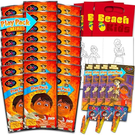 Amazon.com: Disney Coco Mini Party Favors Set for Kids - Bundle with 24 ...