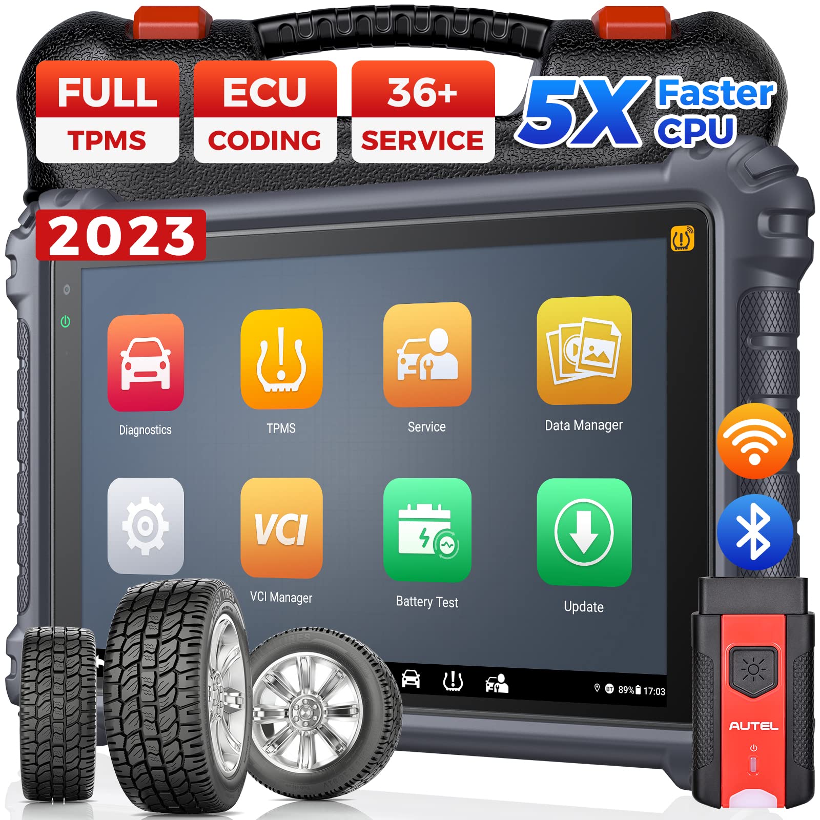 Buy Autel MaxiCOM MK906PRO-TS, 2023 New Scanner Auto Diagnostic Tool ...