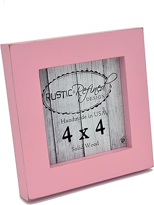 Amazon.com - Rustic and Refined Design 4x4 Solid Wood Made in USA ...