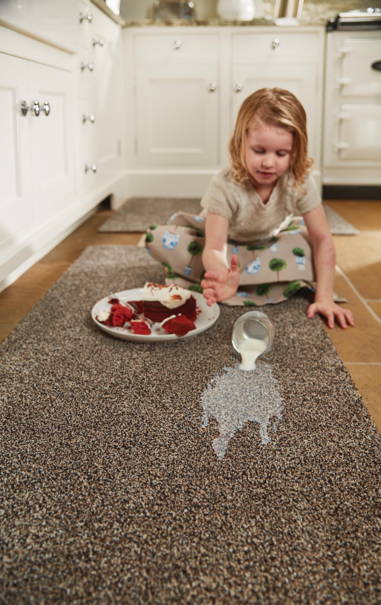 HUG RUG 80X100 Coffee-Fleck Highly absorbent Barrier Mat, machine ...