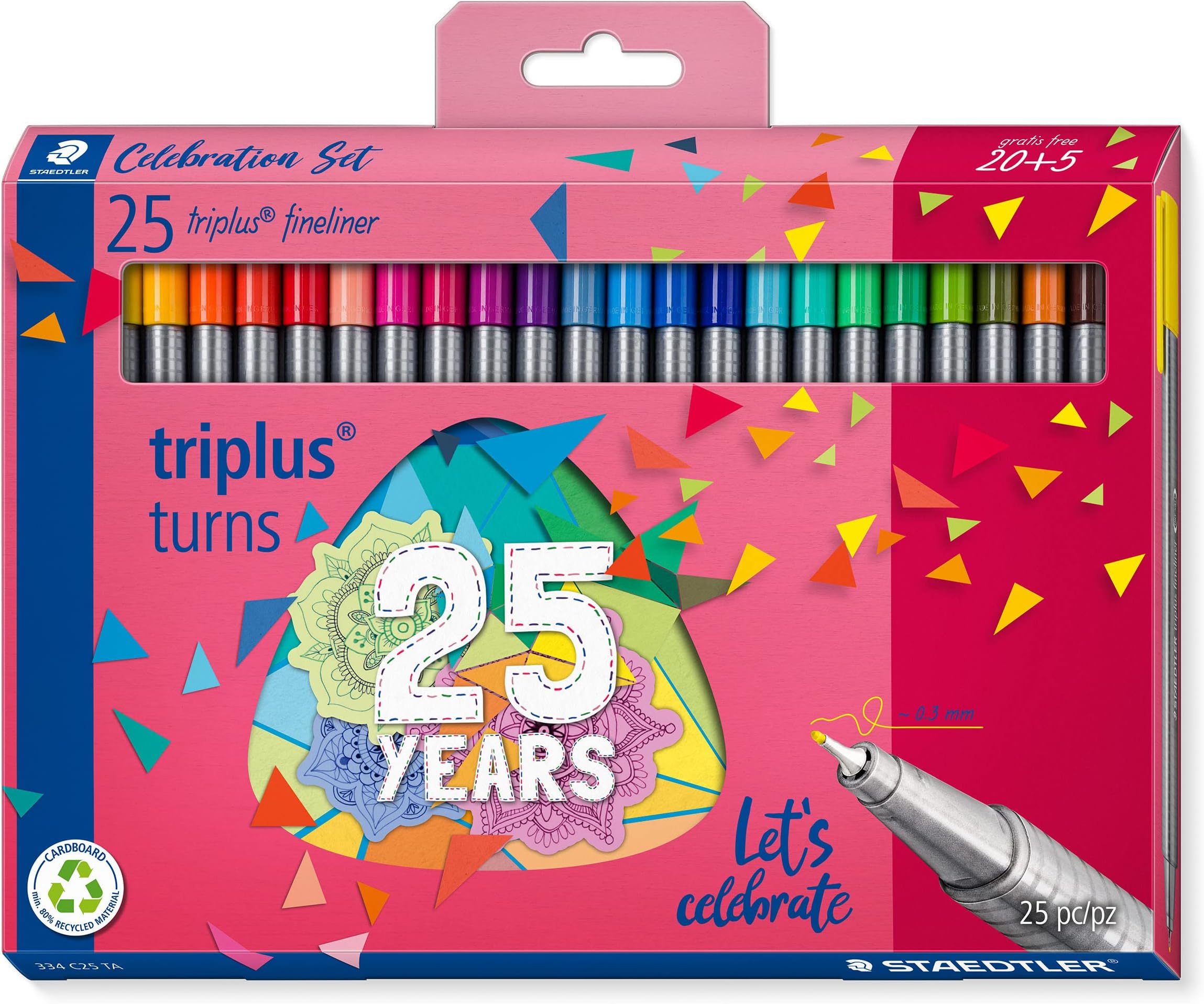 Staedtler Triplus Fineliner, 20 pièces : Amazon.ca: Fournitures pour le ...