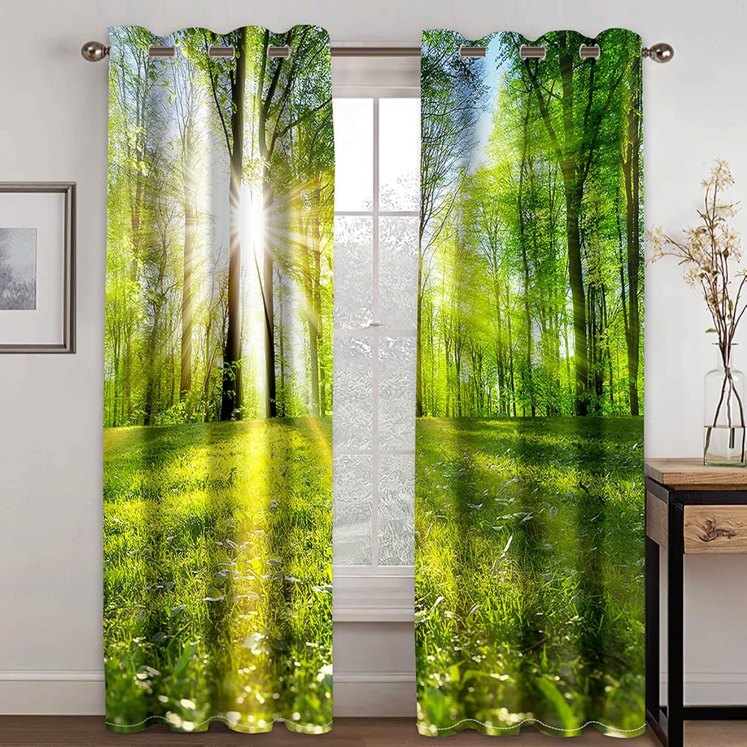 Rideau Occultant Enfant pour Fille Garcon 200X200cm - 3D Paysage de ...