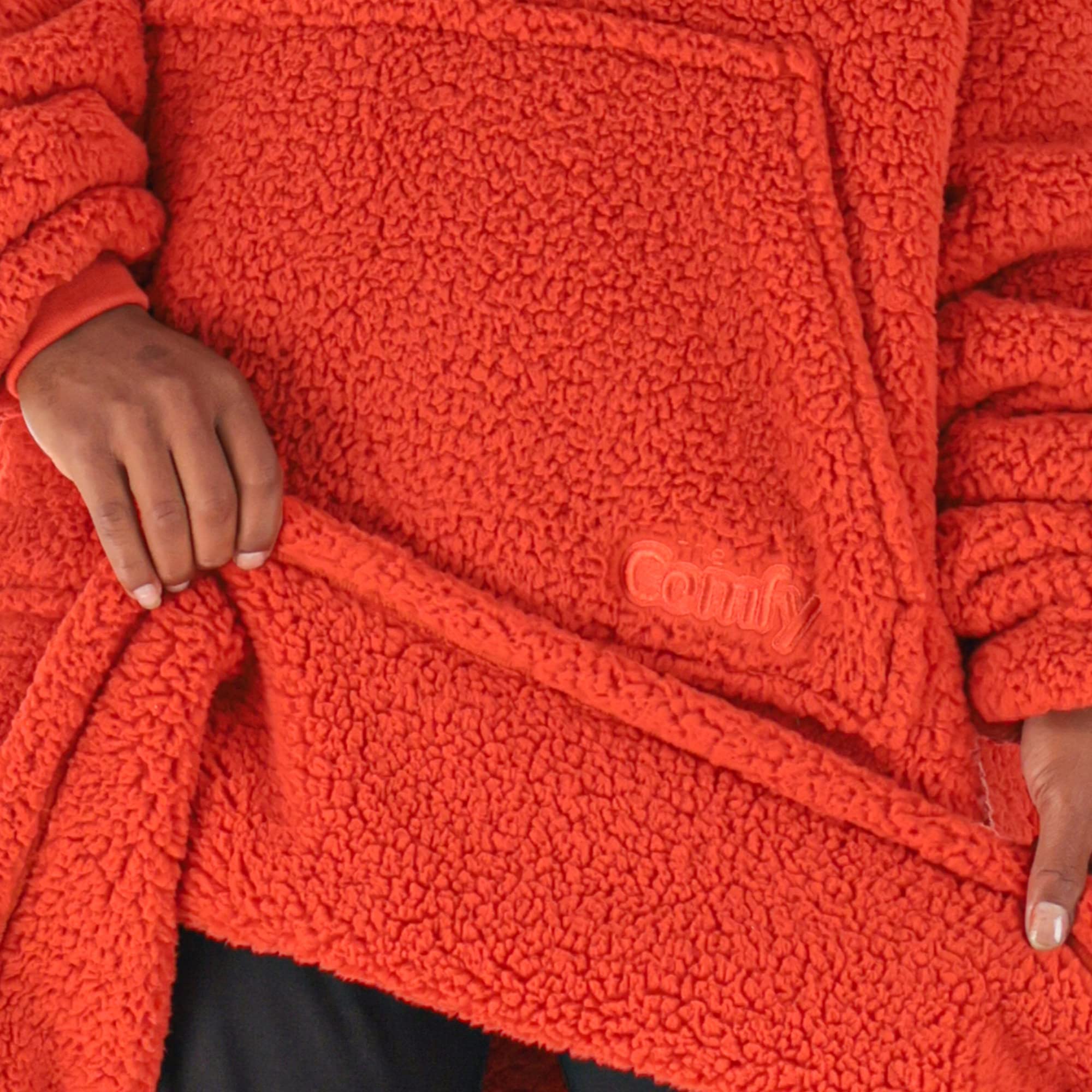 THE COMFY Teddy Bear Quarter-Zip | Oversized Microfiber & Sherpa ...