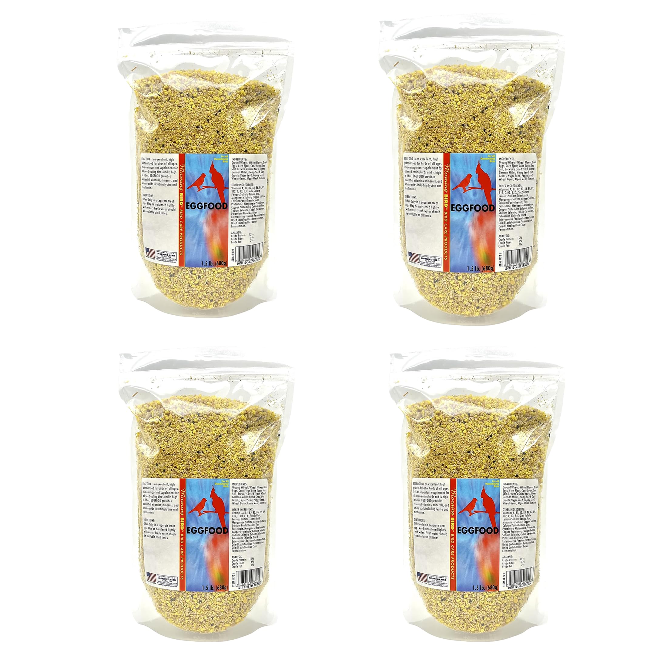 Amazon.com : Morning Bird Eggfood, High Protein Food for Birds of All ...