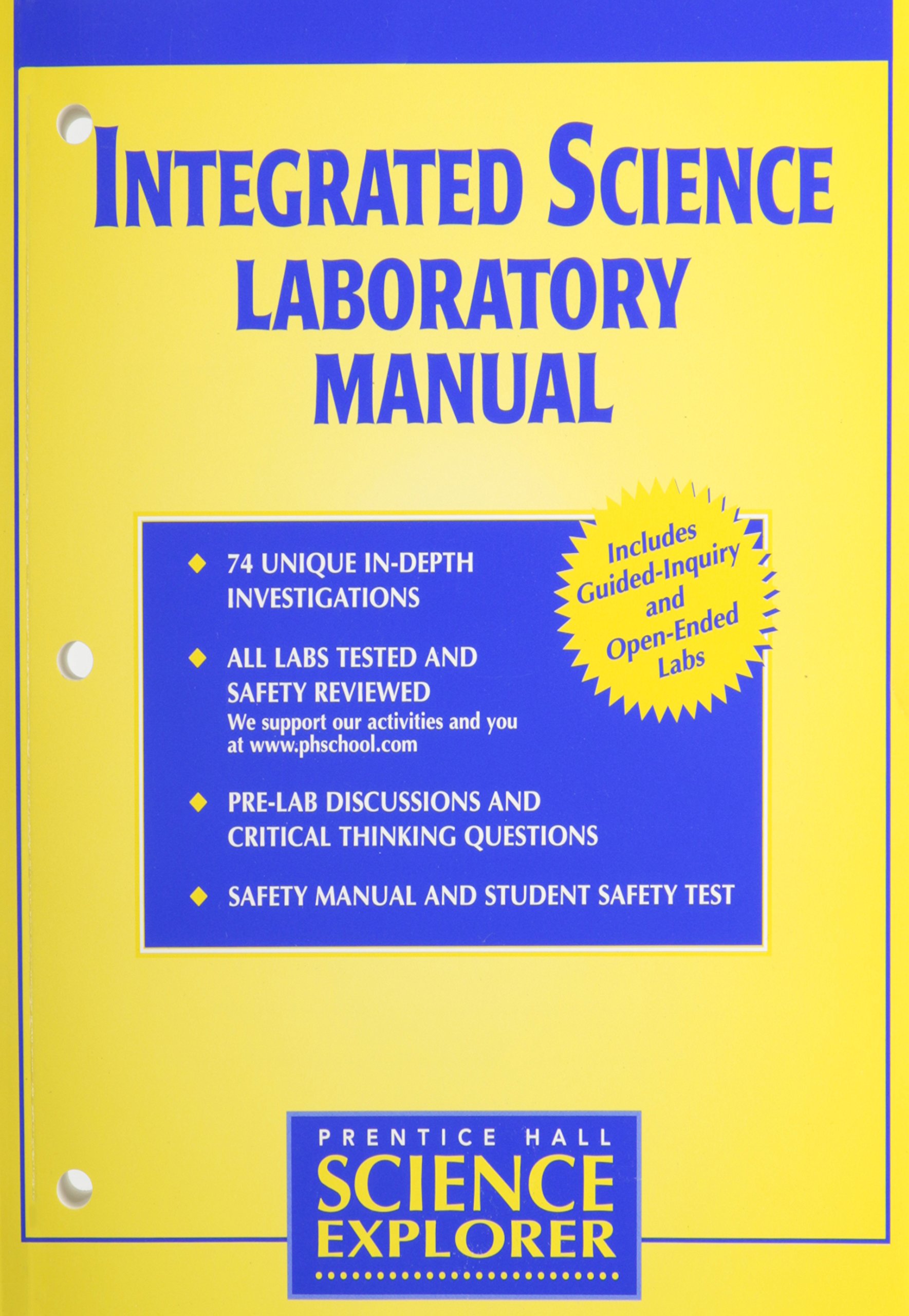 Integrated Science Laboratory Manual: PRENTICE HALL: 9780134363691 ...