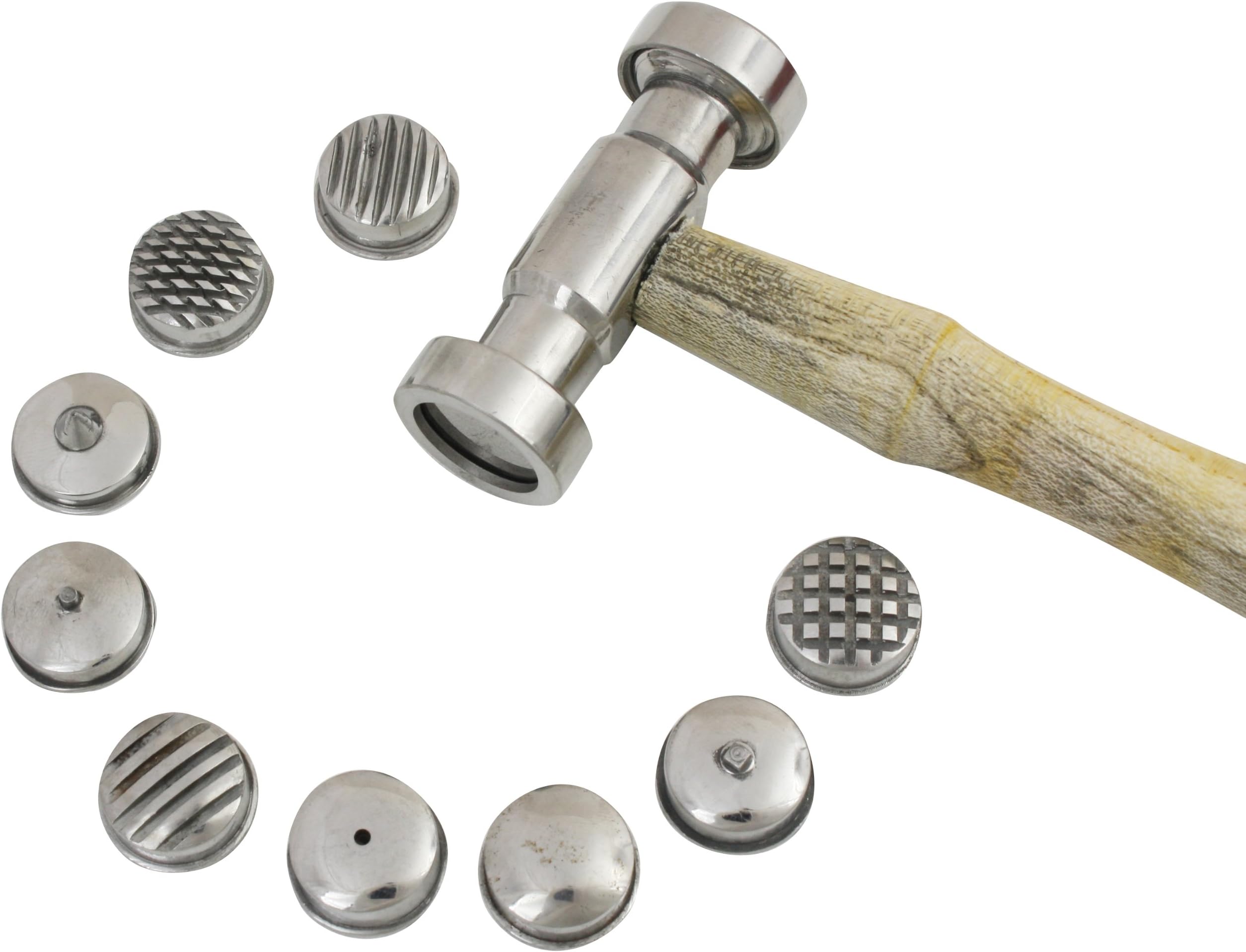 Amazon.com: TEXTURING HAMMER with 9 INTERCHANGEABLE HEADS DESIGN ...