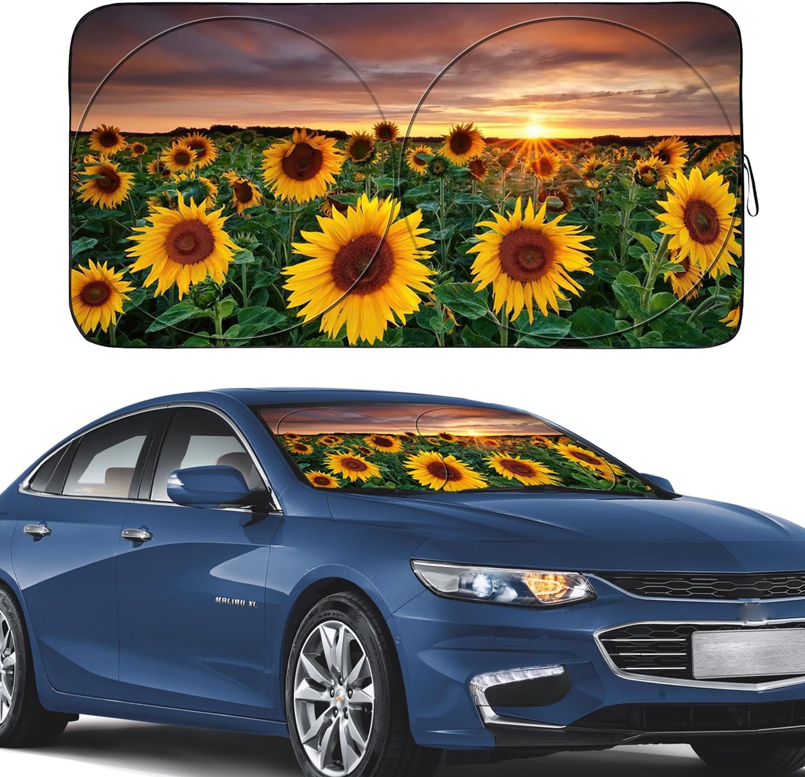 Amazon.com: Car Windshield Sunshade Cover Sun Shade. 210T Reflective ...