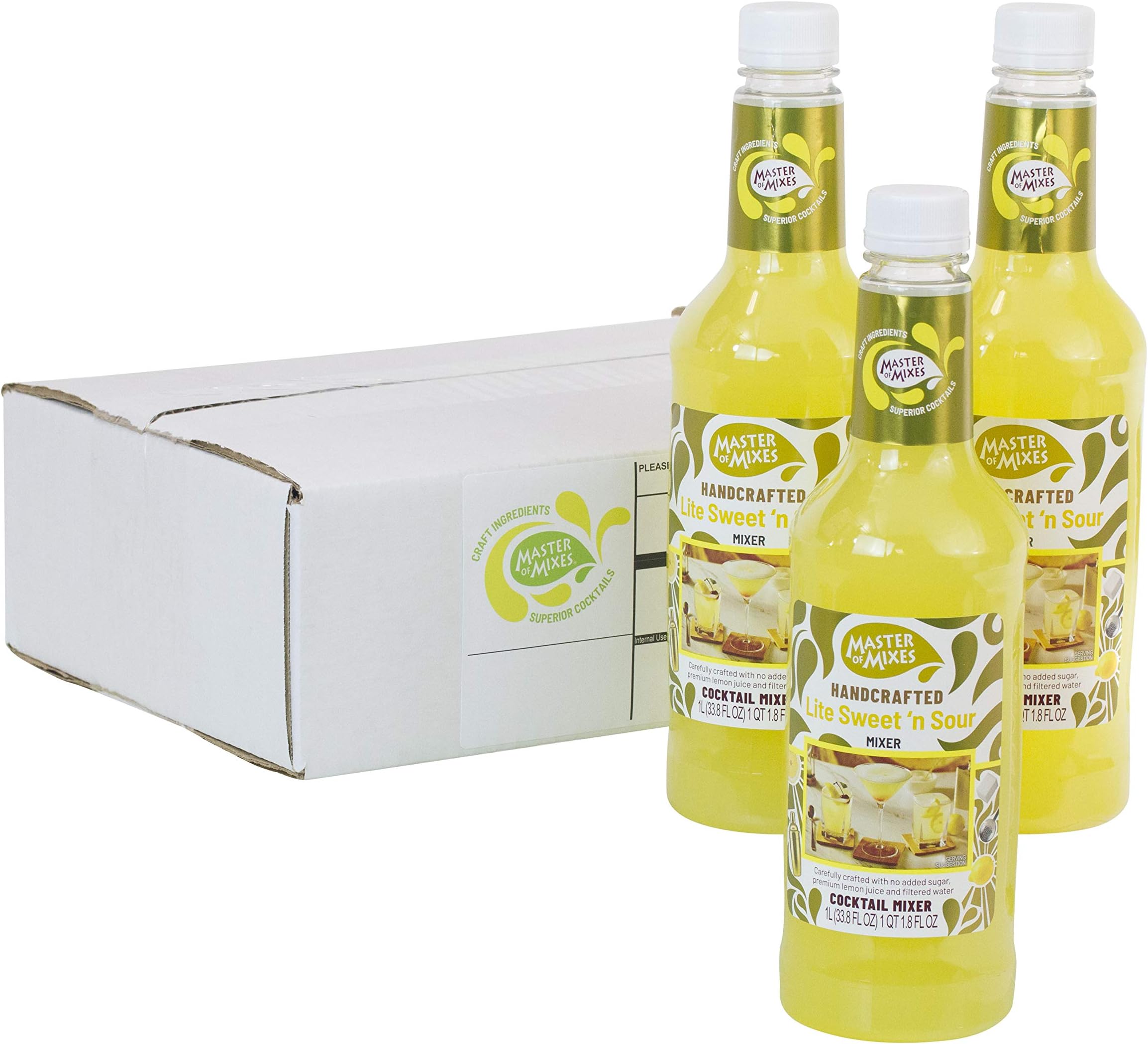 Amazon.com : Baja Bob's Sweet n Sour Mix Loco Lemon Flavor 32oz Bottle - Sugar Free Cocktail ...