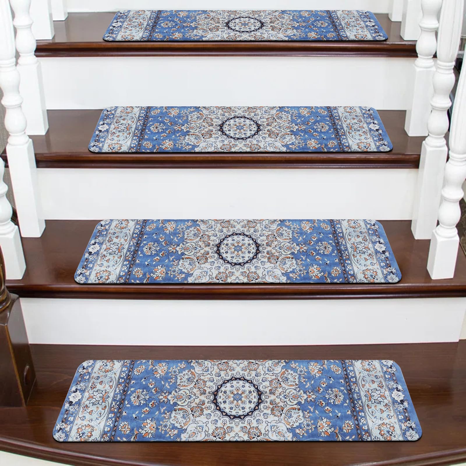 Snapklik.com : Extra Non-Slip Stair Treads For Wooden Steps, 30"X8 ...