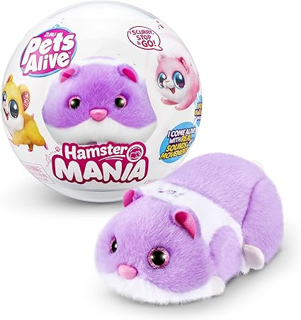 Amazon.com: Pets Alive Hamstermania (Purple) by ZURU Hamster ...