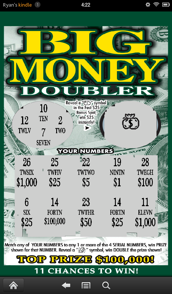 Big Money Doubler - Lotto Scratch Card - App on Amazon Appstore