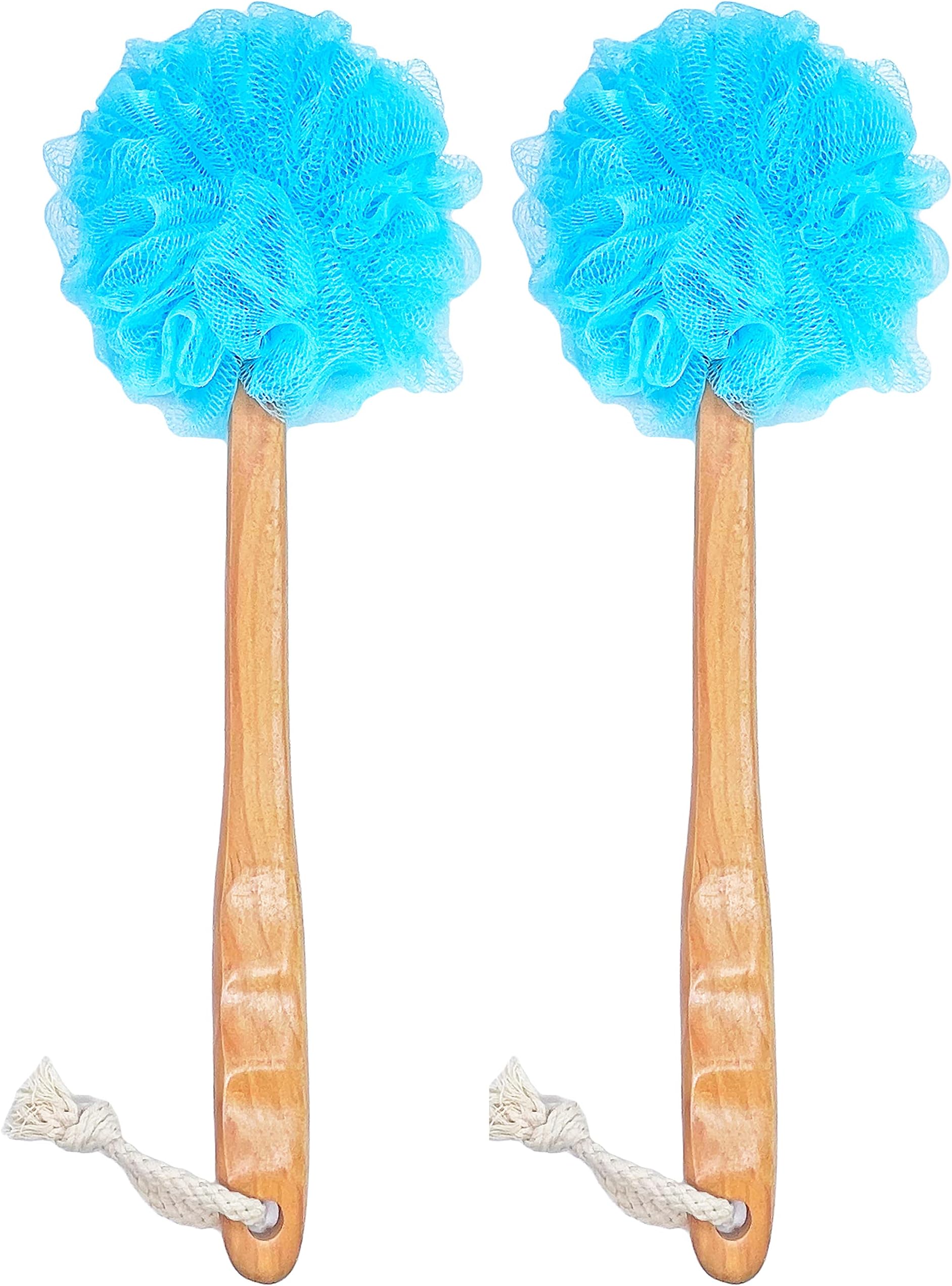 Amazon.com : 4 Pack Shower Loofah Body & Back Scrubber - Exfoliating ...