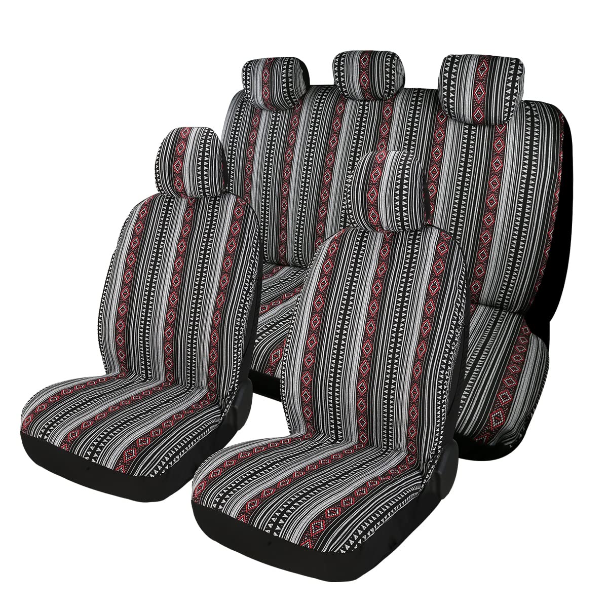 Snapklik.com : Baja Saddle Blanket Seat Covers Full Set, Front Seat ...